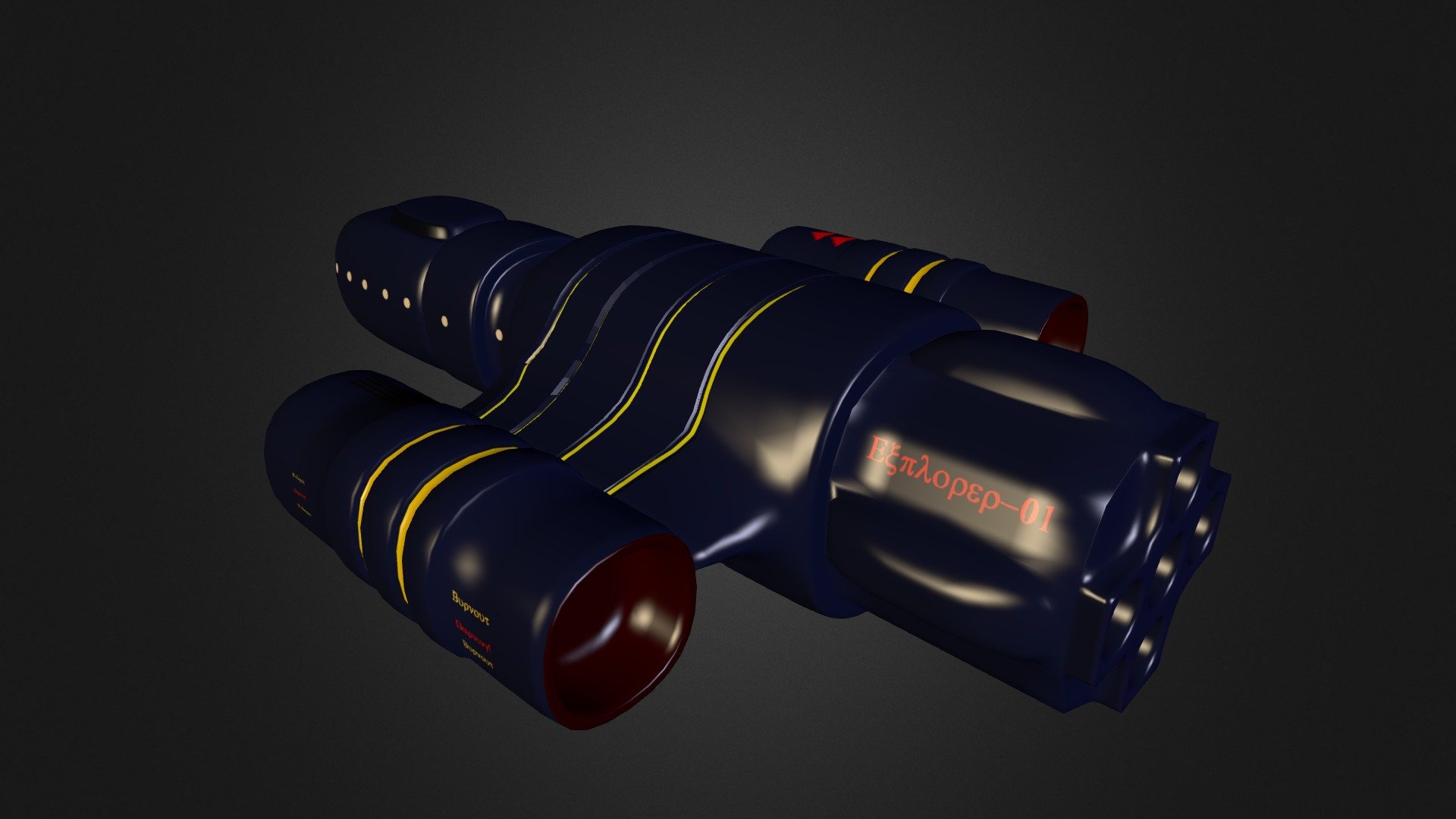Spaceship 01 - 3D model by Anthony Tan (@anthonytan) [8d50152] - Sketchfab