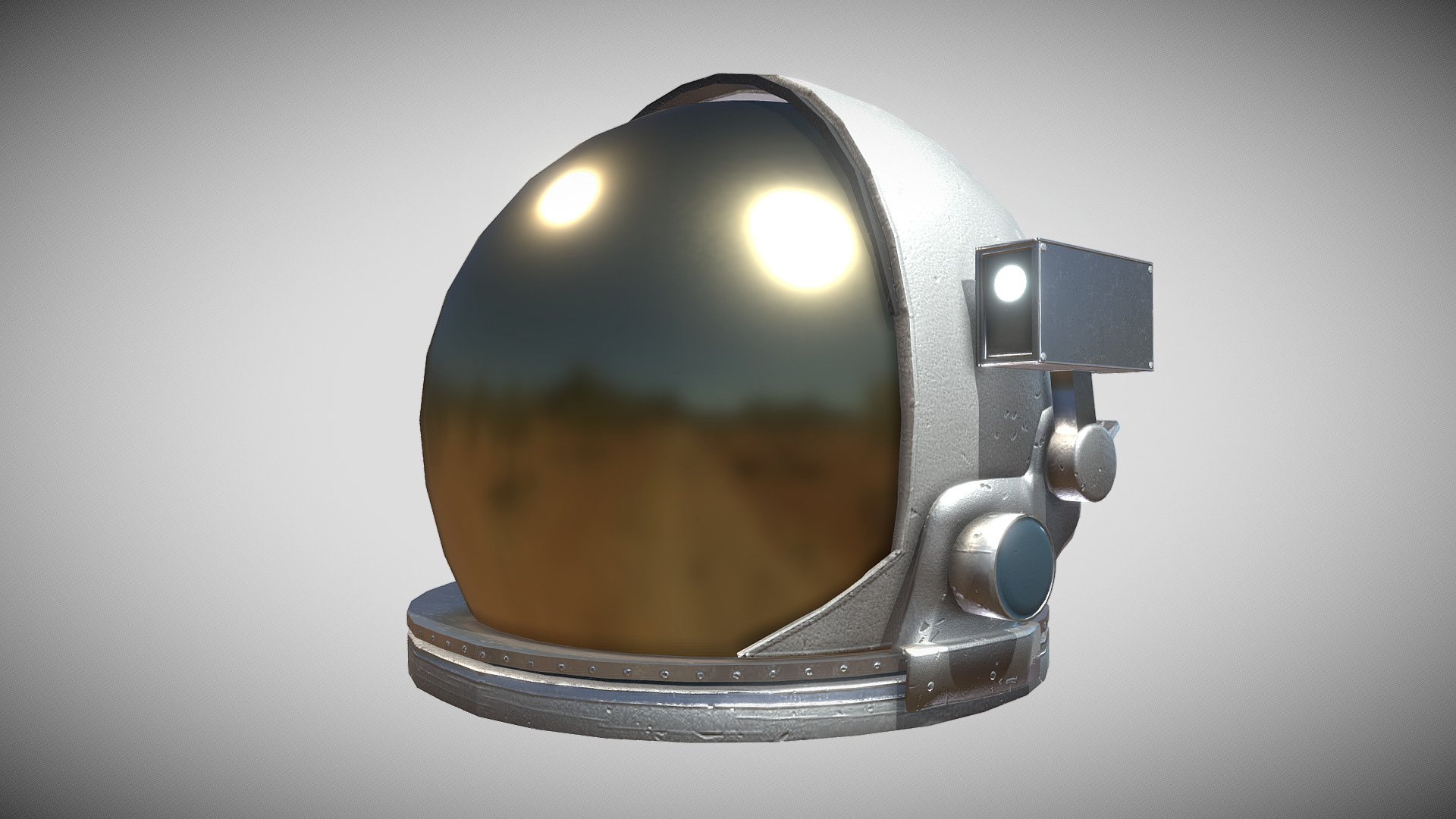 Space Helmet - 3D model by Blitzwood [8d50c61] - Sketchfab