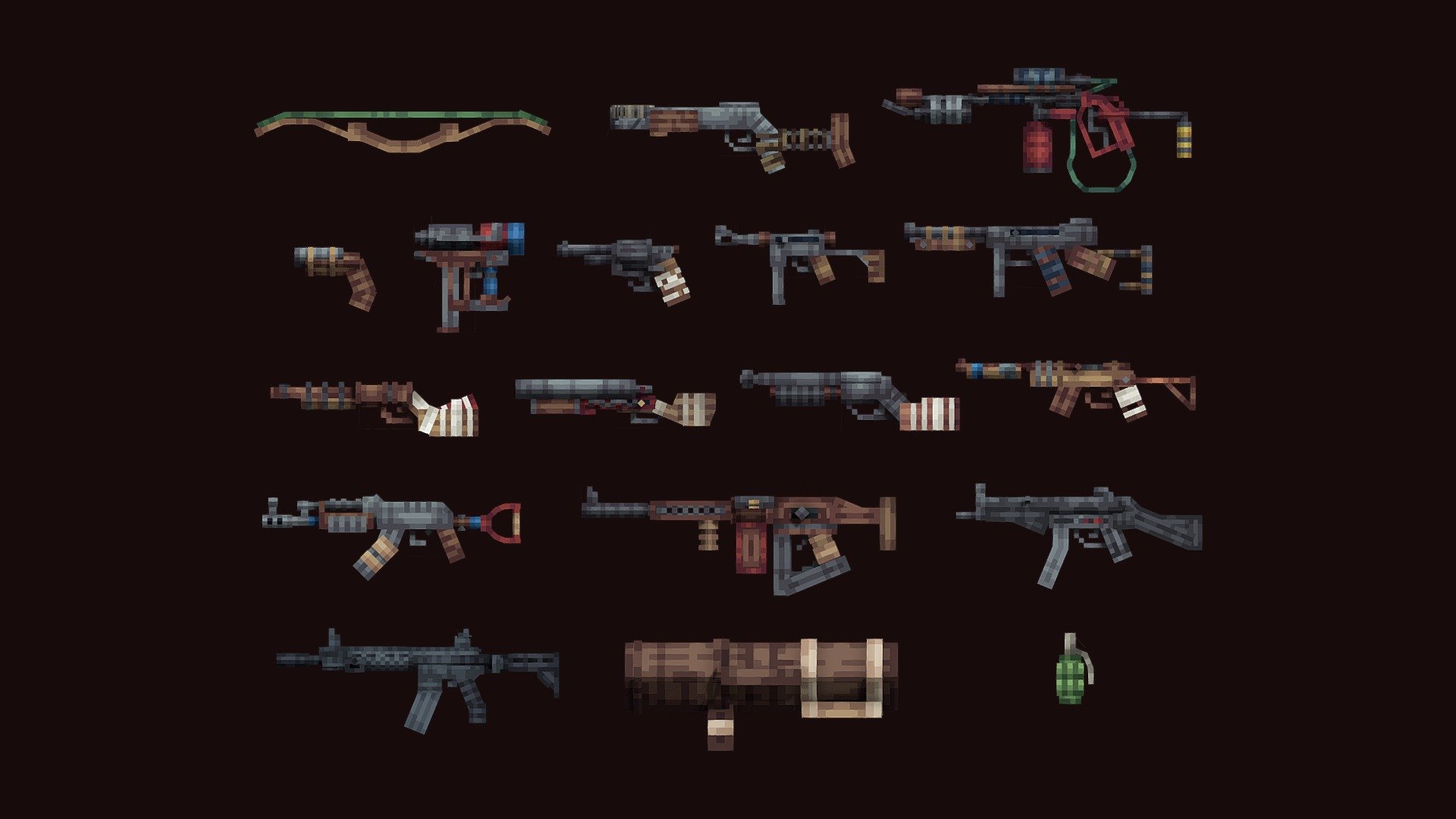 RUST Guns Pack - 3D model by Tem4ik (@Tem4iKUF) [8d51733] - Sketchfab