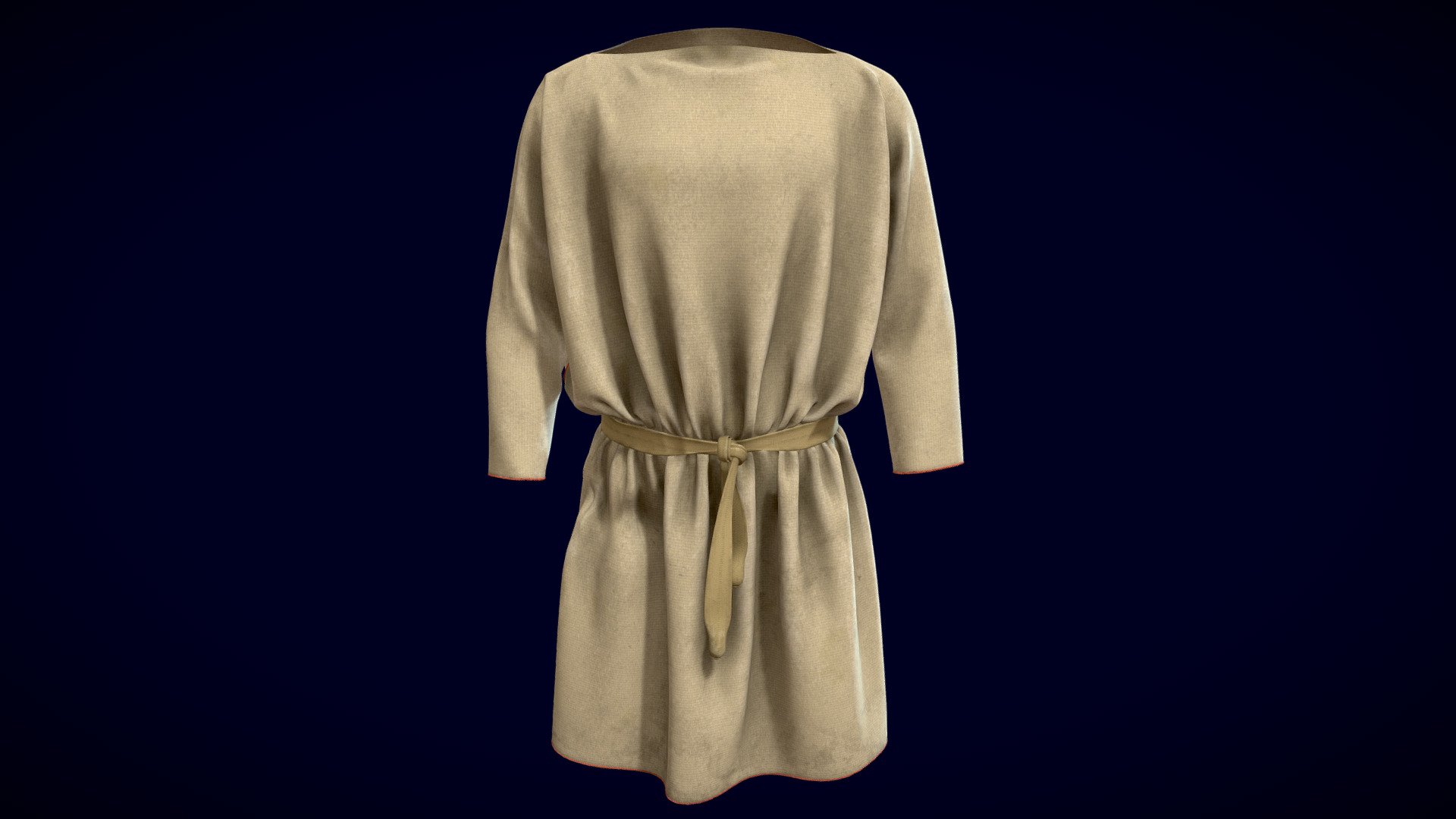 Salt man 4: tunic and belt - 3D model by Aleksei Moskvin ...