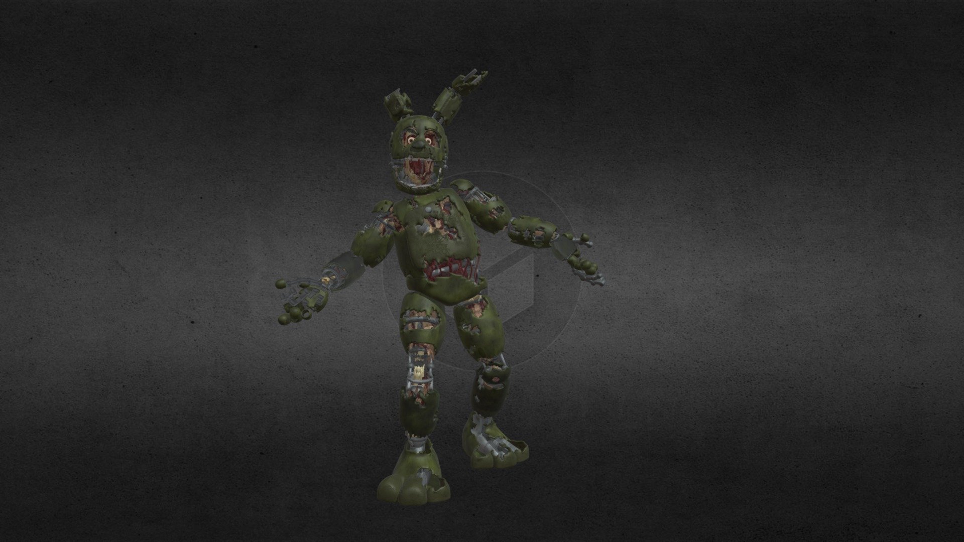 Realistic-springtrap-prototypeV3 - Download Free 3D model by landan2027 ...