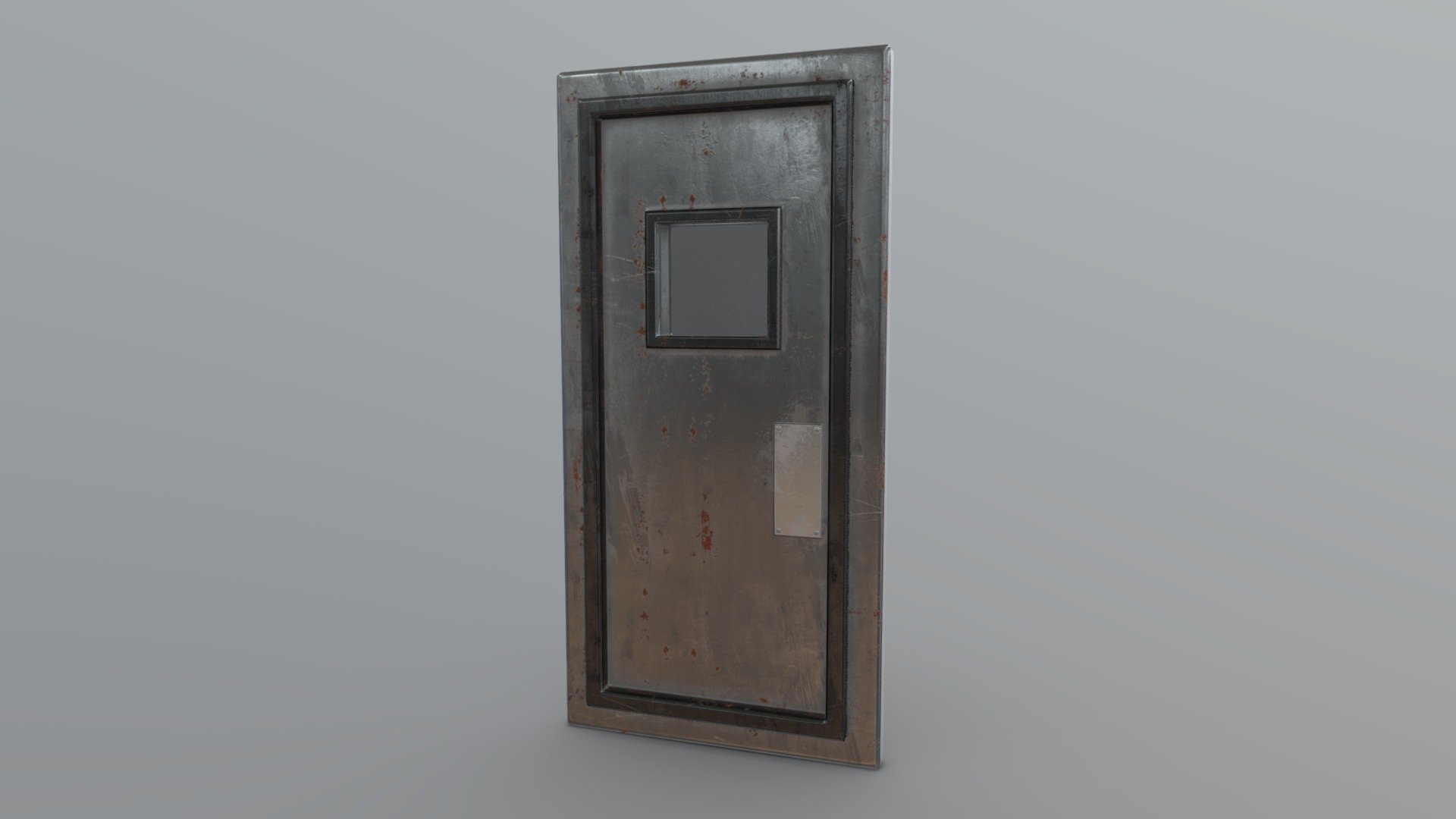 Metal Door - Download Free 3D model by Spellkaze [8d56d78] - Sketchfab