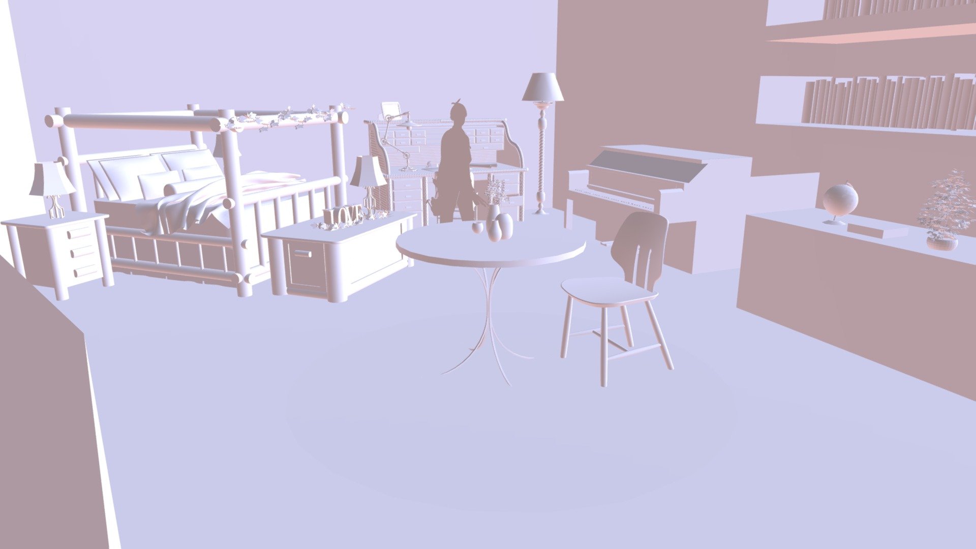 my room - 3D model by shn0428 [8d5a4e3] - Sketchfab