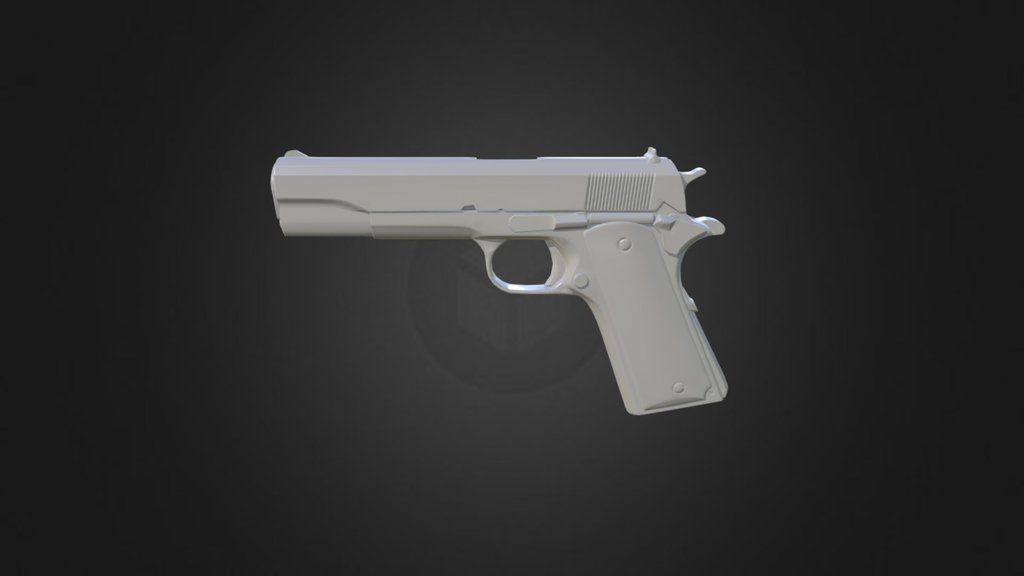 Pistol - 3D model by Jonstewartcg [8d5cc12] - Sketchfab