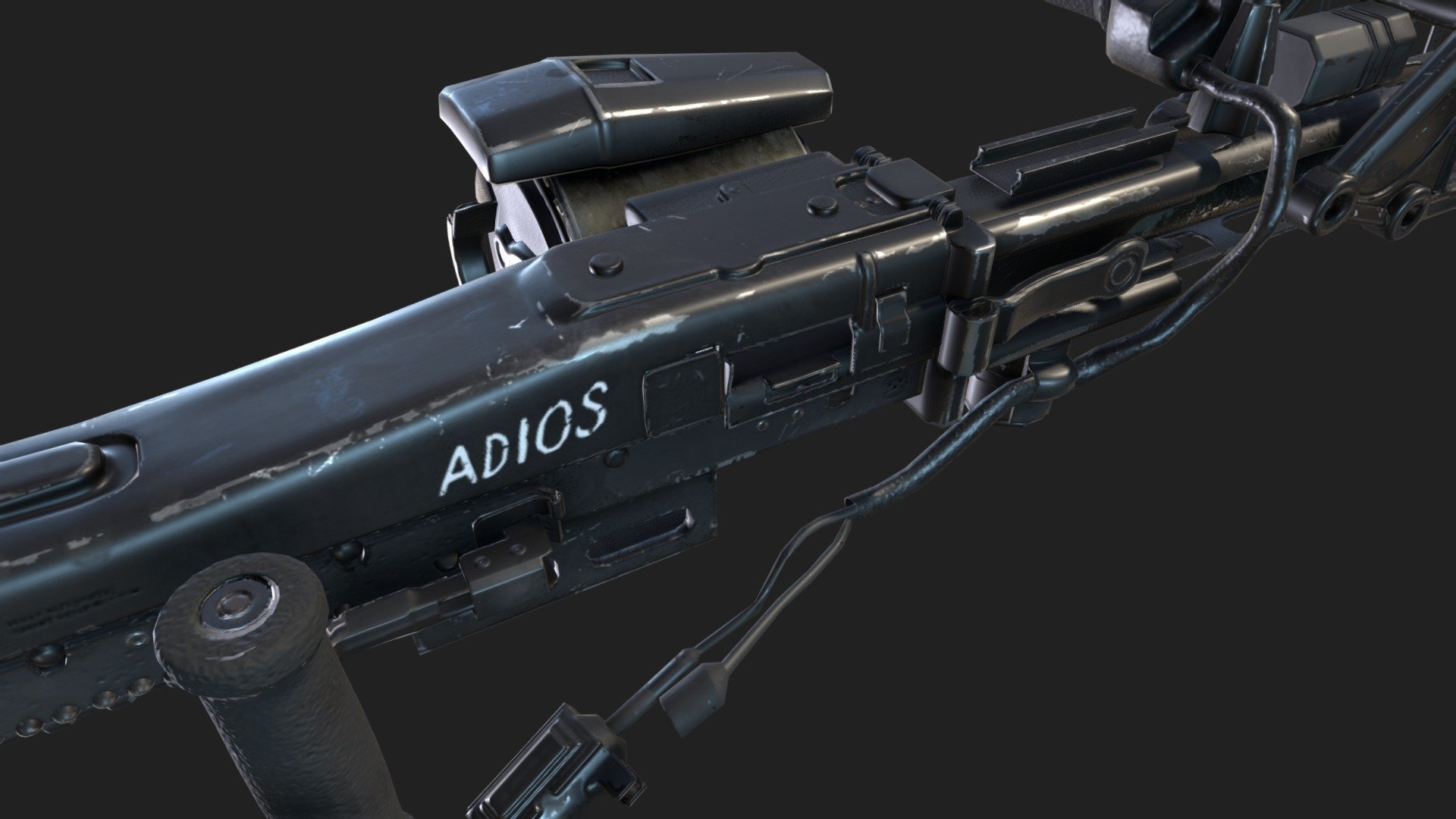 "Aliens" Smart Rifle - 3D model by KonradSilver [8d5d3f8] - Sketchfab