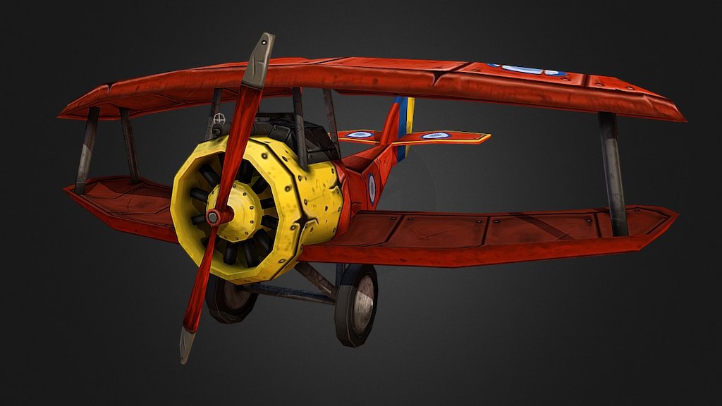 Stylized Aircraft - 3D model by Ahmed Serbest (@Ahmed.Serbest) [8d5e268 ...