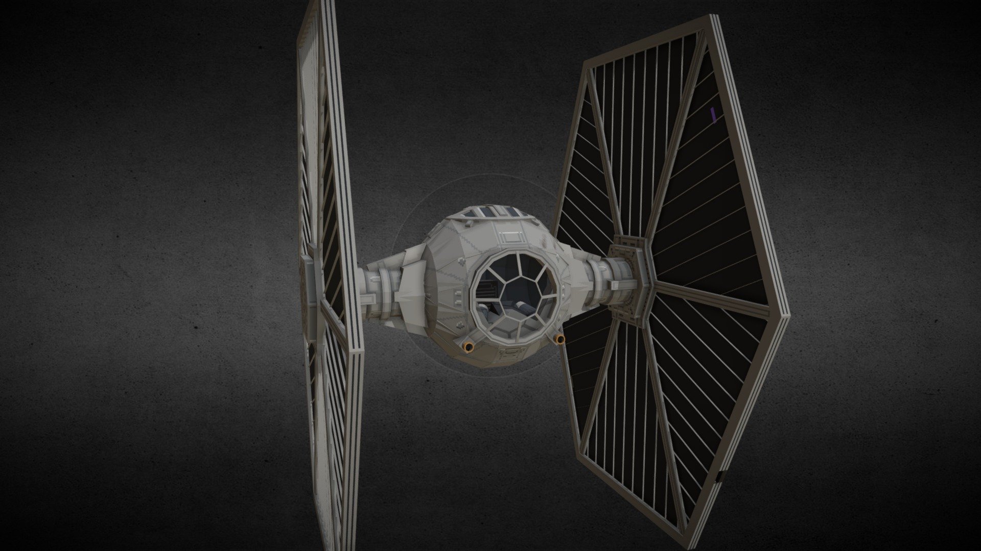Tie fighter - 3D model by thereal124c41 [8d5e639] - Sketchfab