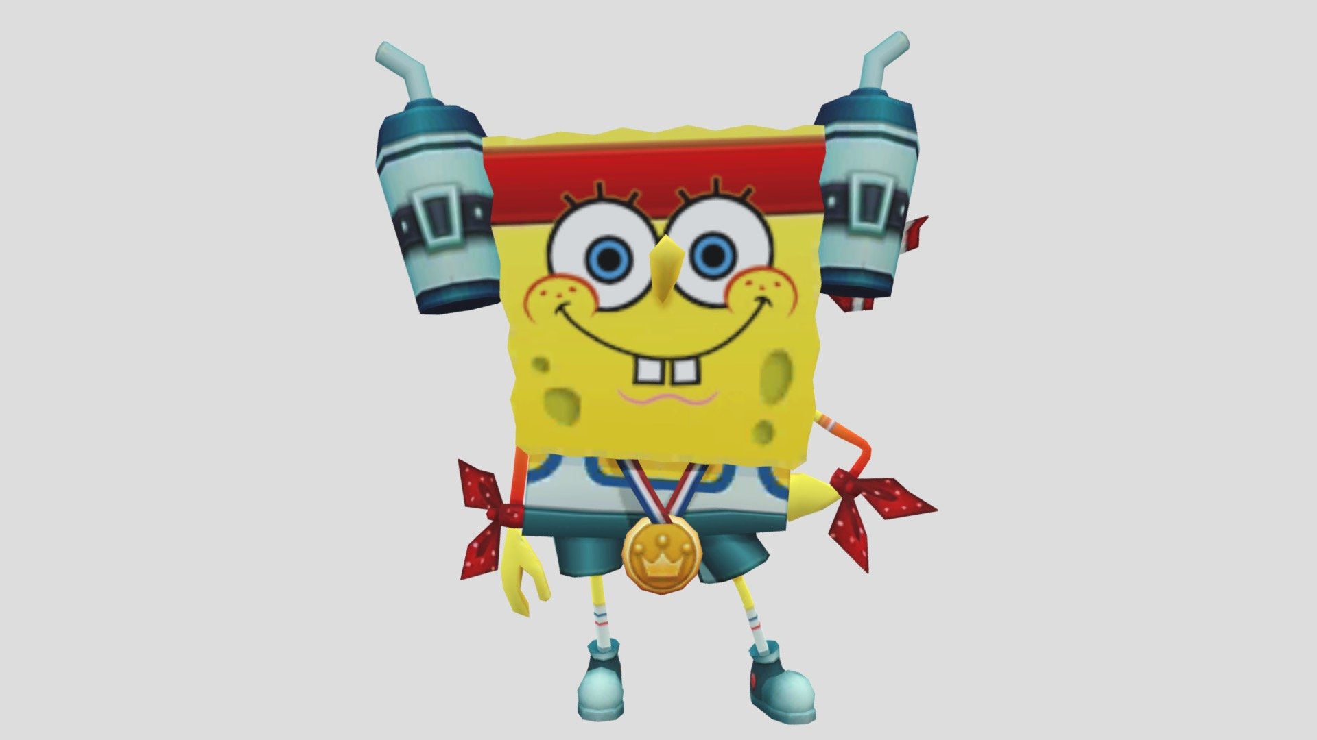 SpongeBob GameStation - SpongeBob (Marathoner) - Download Free 3D model ...
