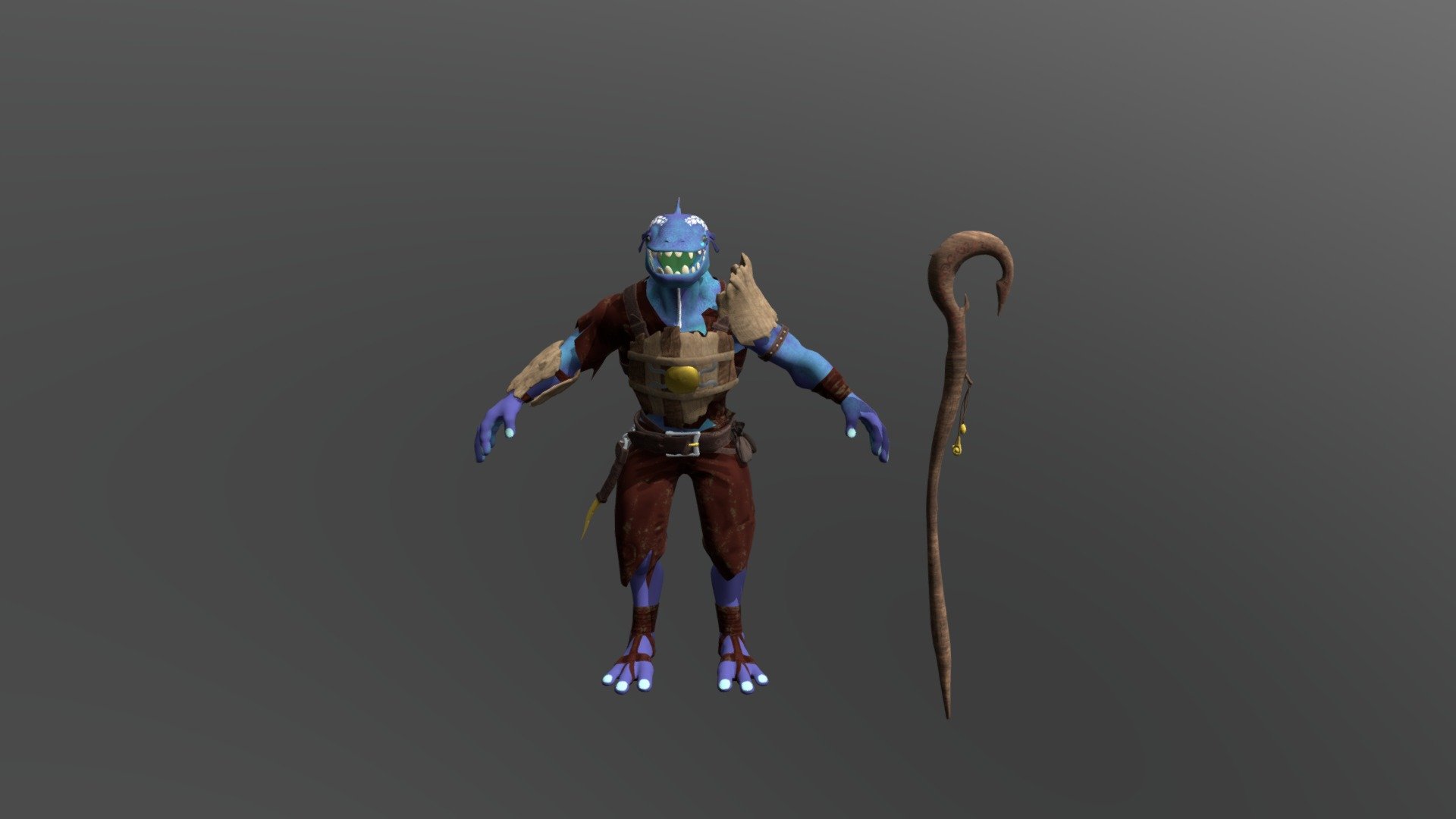 Lizard Man - 3D model by KirilGpavlov (@Kirils-sanctum) [8d61b93 ...