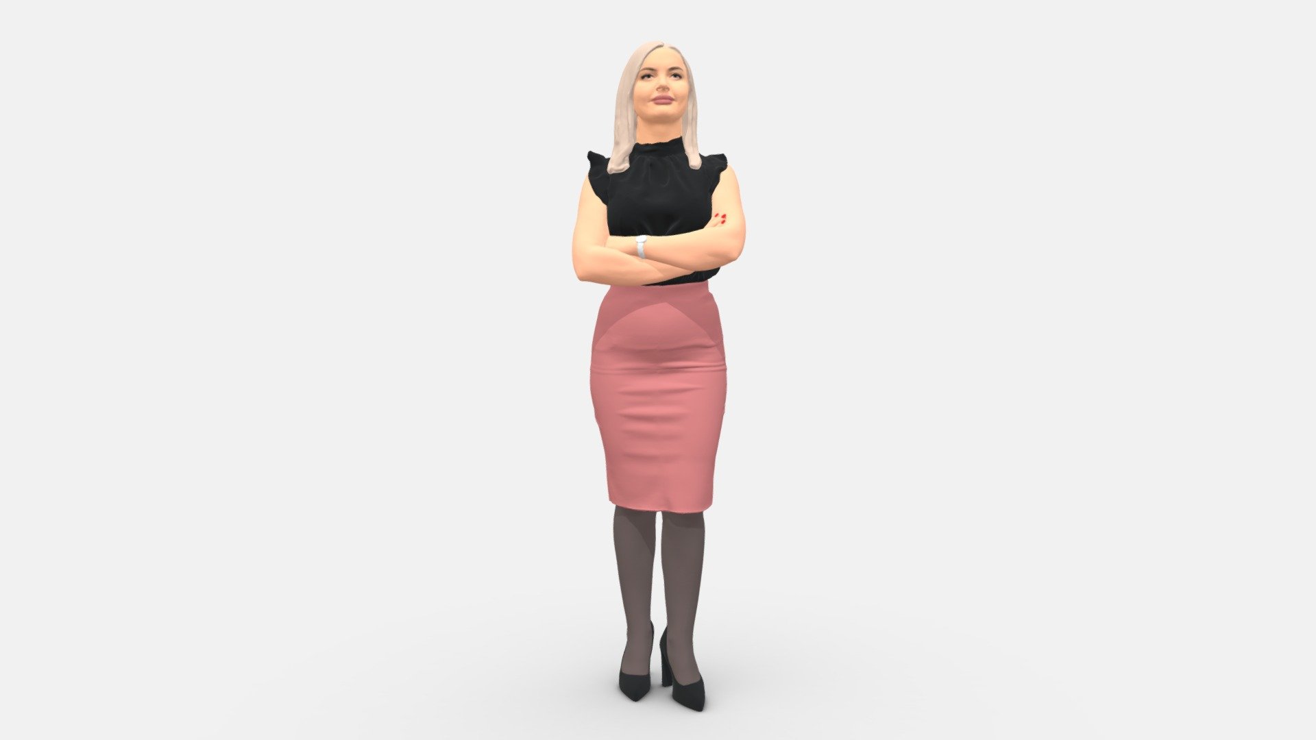 Beautiful woman 1212 - Buy Royalty Free 3D model by 3DFarm [8d6255f ...