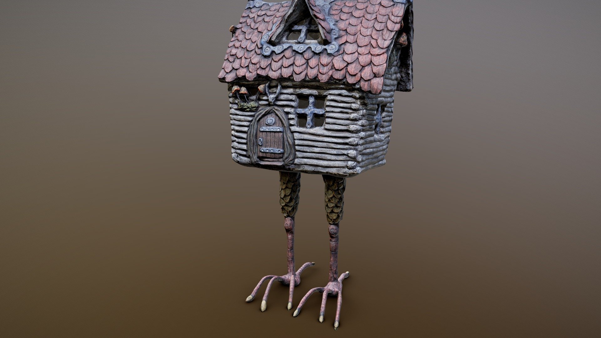 Garden Decor - Hut on Chicken Legs - Buy Royalty Free 3D model by ...