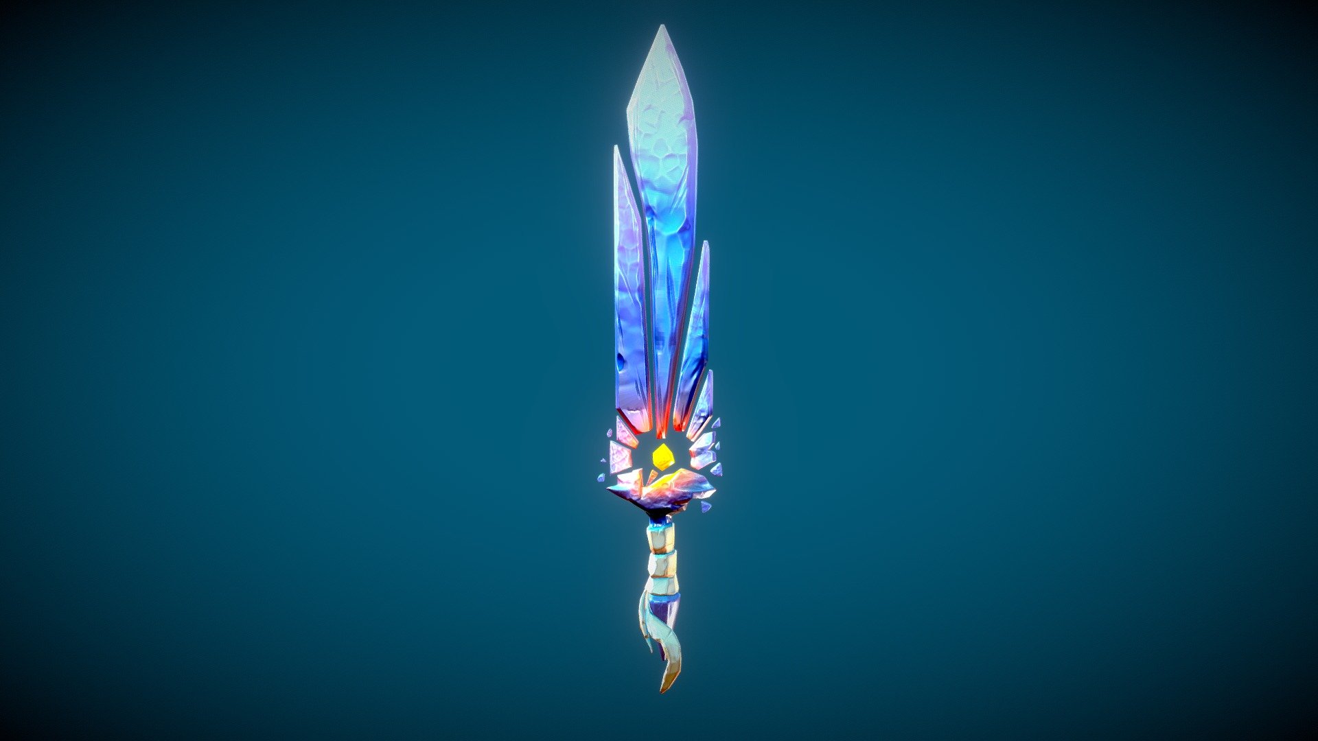 Stylize Sword - 3D model by Snehadeeppal [8d65655] - Sketchfab