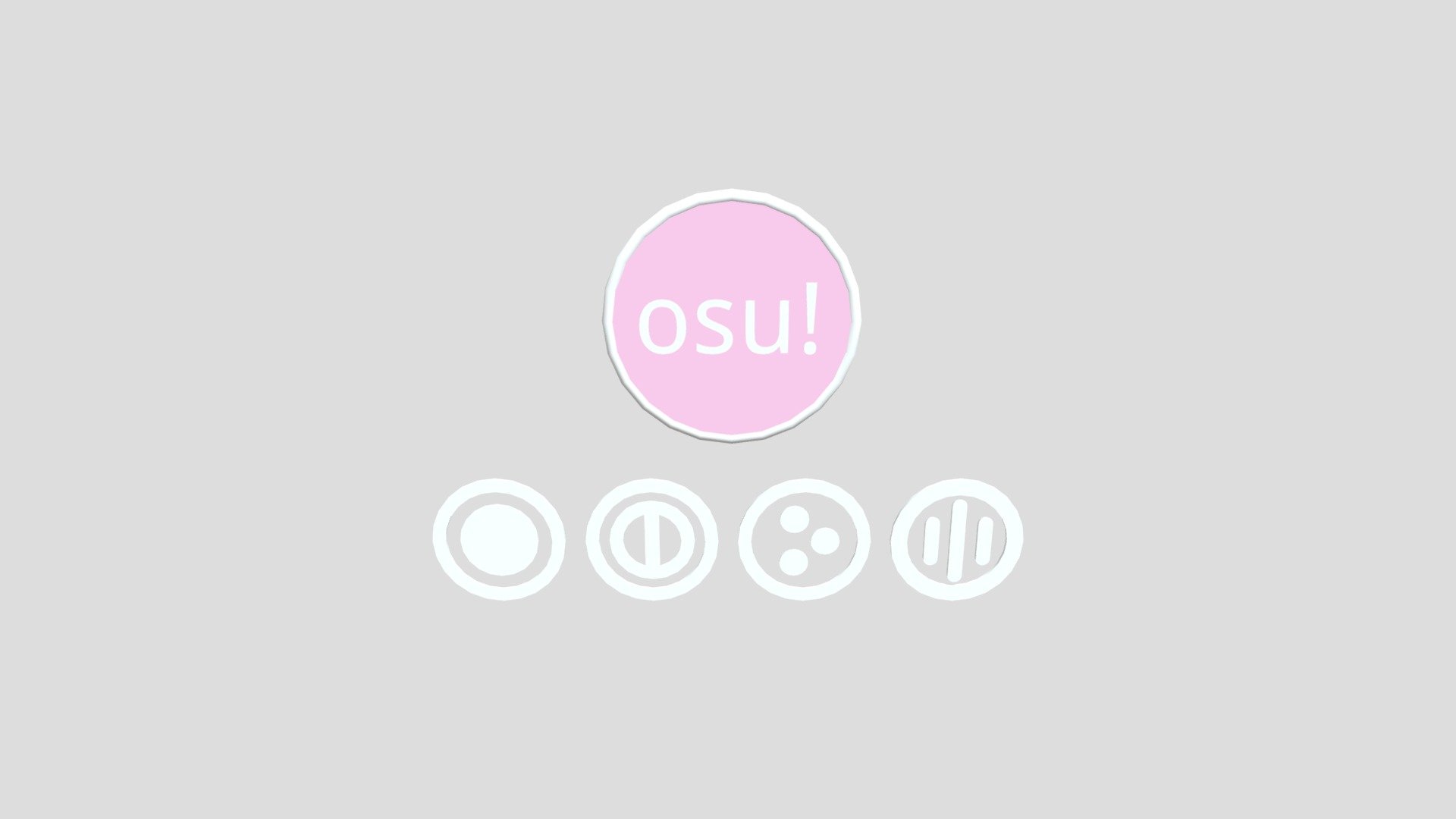 osu - Download Free 3D model by c241789k [8d664ee] - Sketchfab