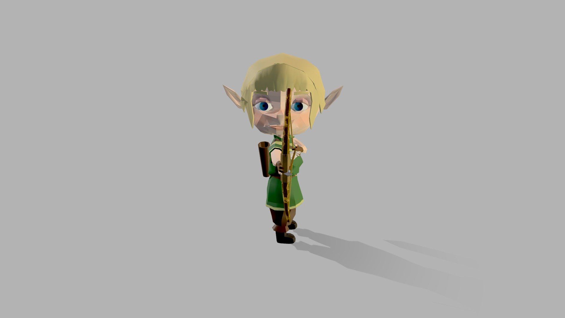 Low Poly Archer Elf - 3D model by MarieDeutsch [8d68684] - Sketchfab