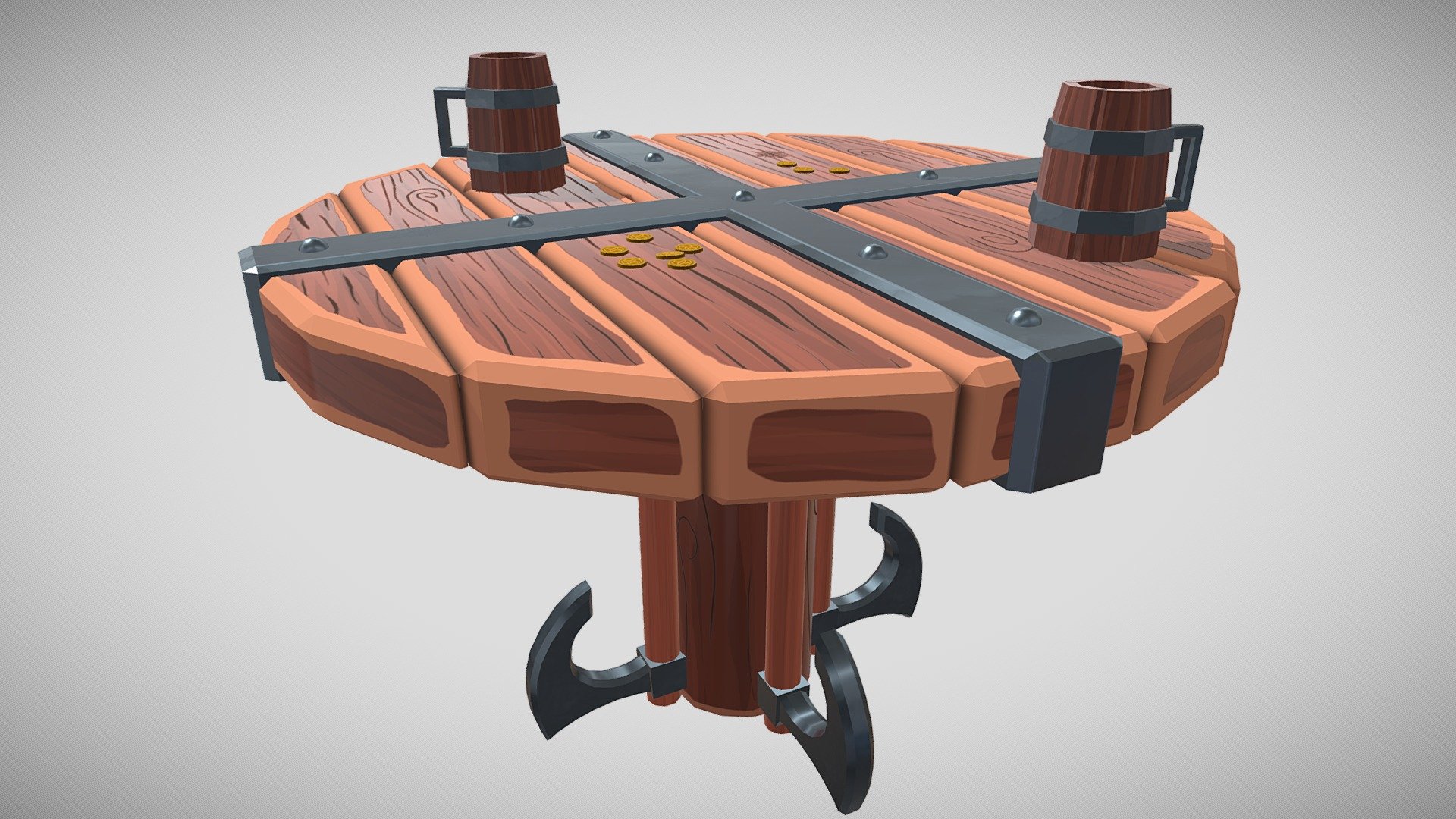 Stylized Fantasy Table Prop - 3D model by Christian Drury ...