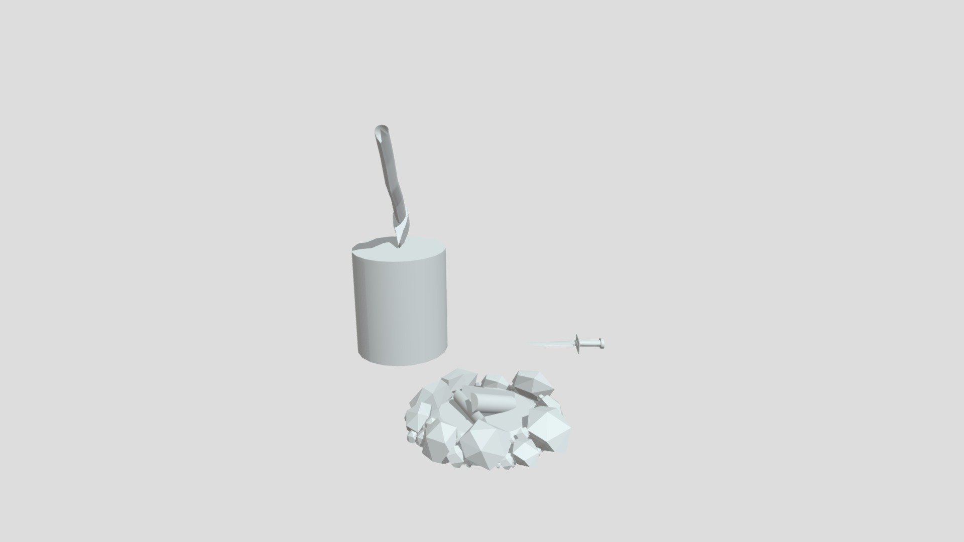 3 Simple Props - Download Free 3D model by LennertVanBulck [8d69d4c ...