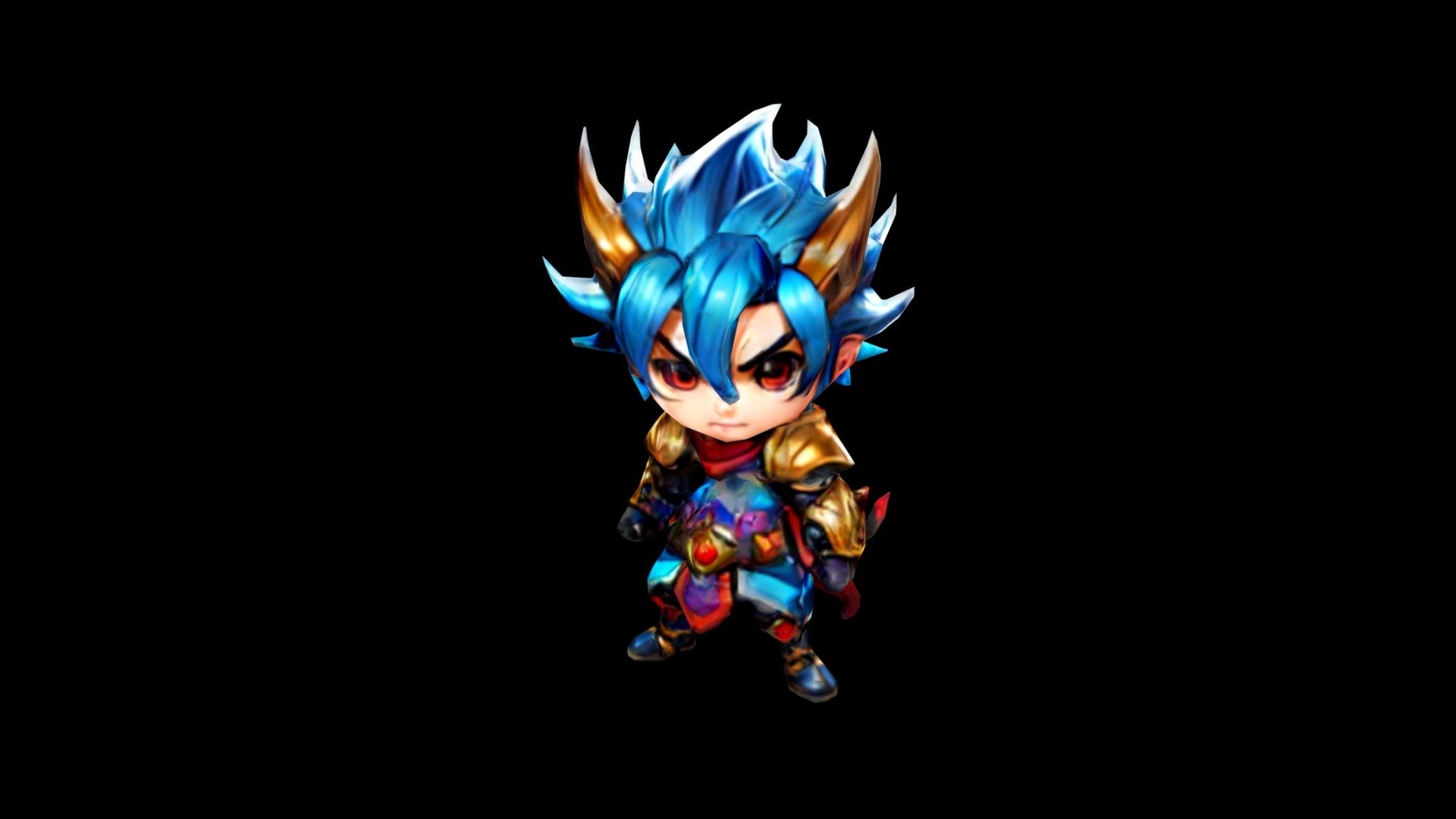 Character from anime/manga - Download Free 3D model by klrxyz [8d69e60 ...