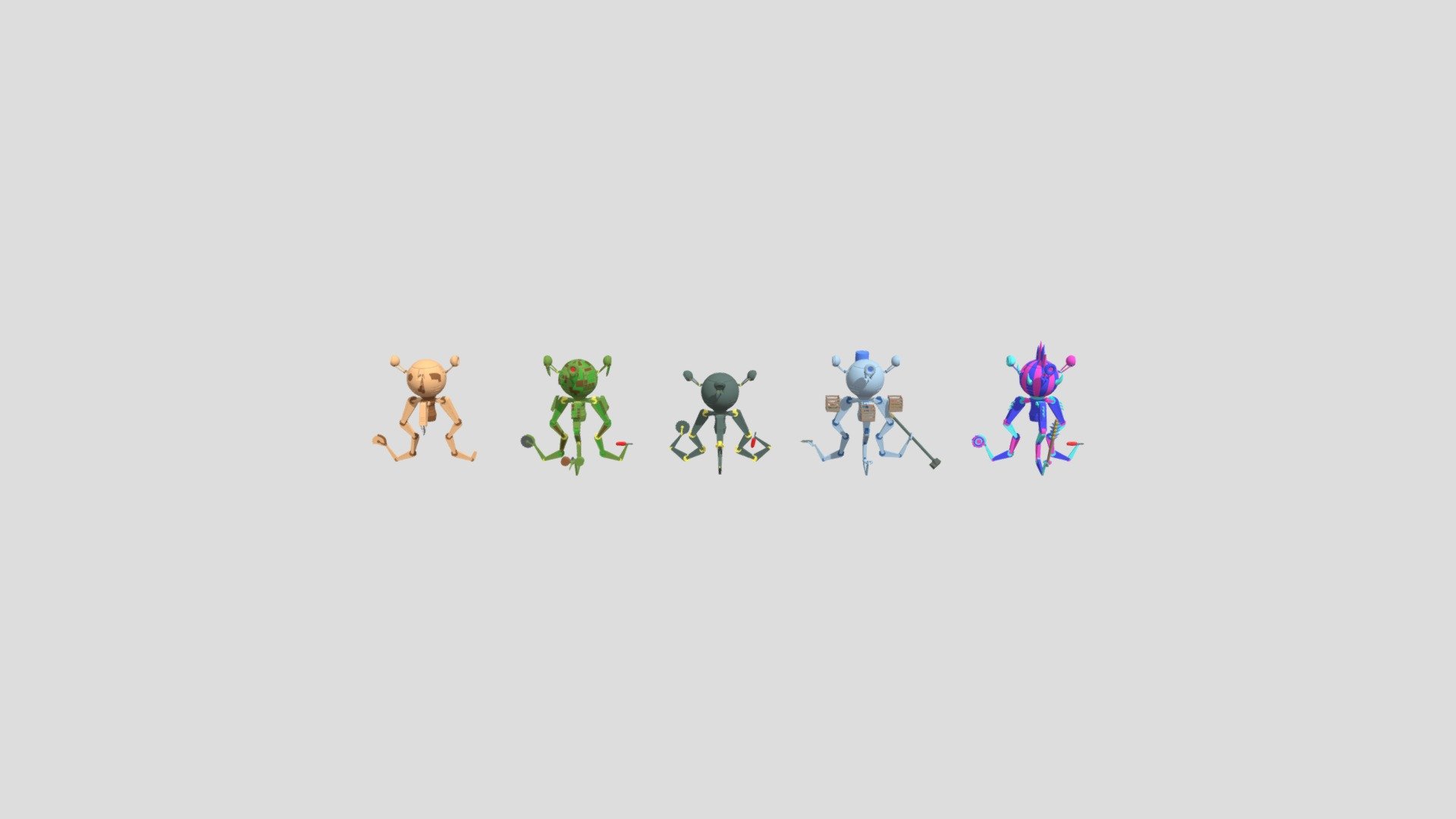 Mr.Handy(painted) - Download Free 3D model by ArgenBarks [8d6ab52 ...