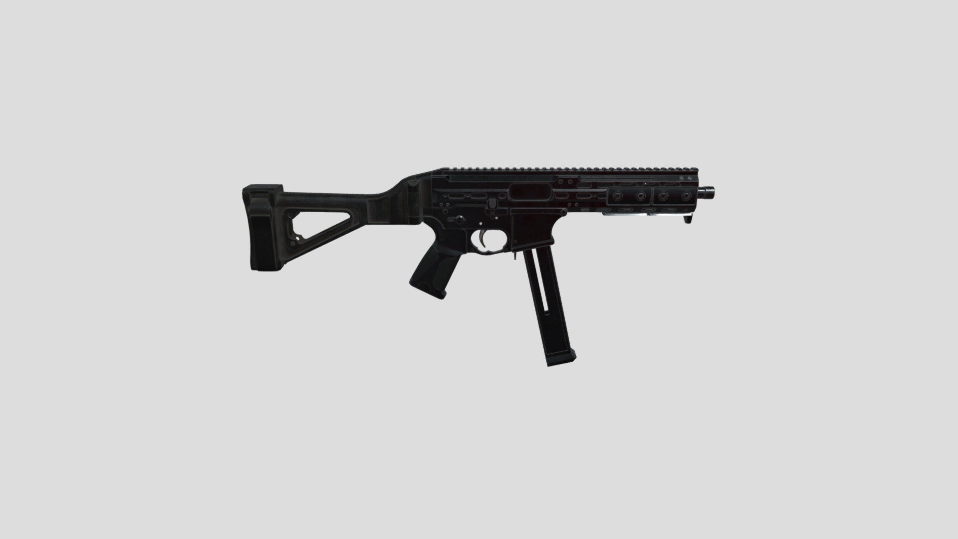 Submachine Gun------SMG - Download Free 3D model by c.Jasper [8d6cbc6 ...