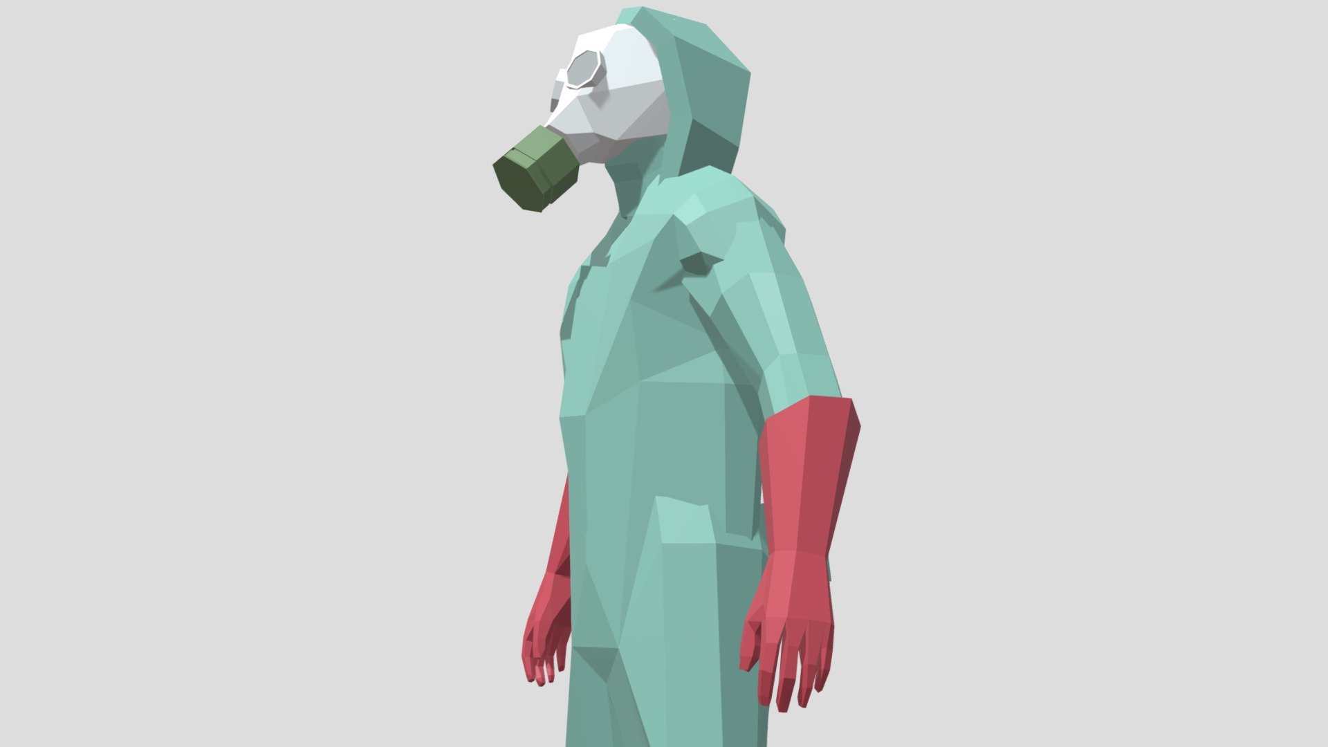 Low Poly Soviet NBC Suit - Download Free 3D model by ICEMAN ...