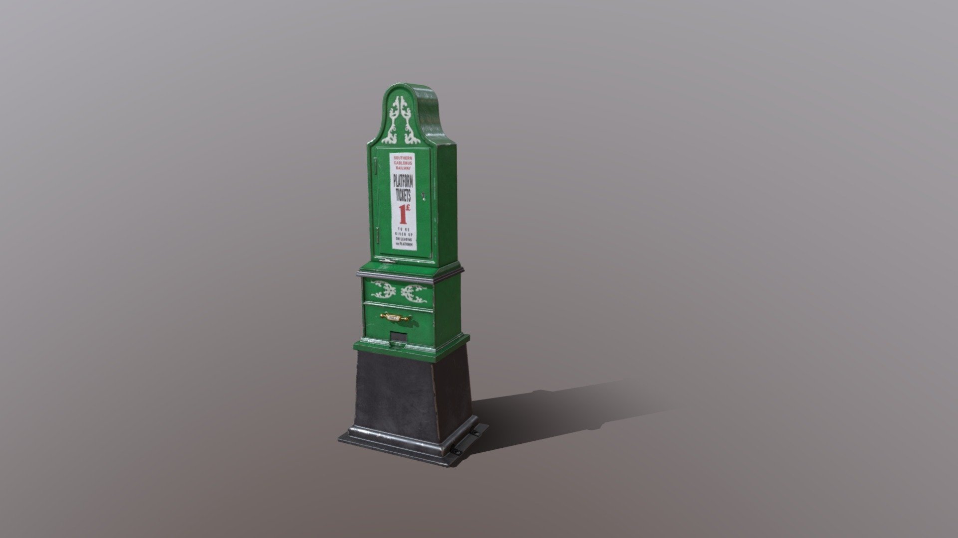 Ticket vending machine - Download Free 3D model by denijulie [8d6cf23 ...