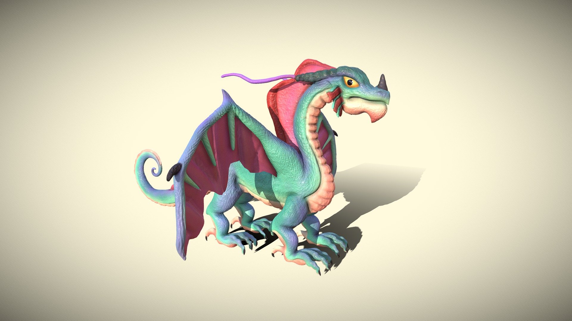 Epic dragon - Download Free 3D model by Juan Daniel Correa (@Garck3 ...