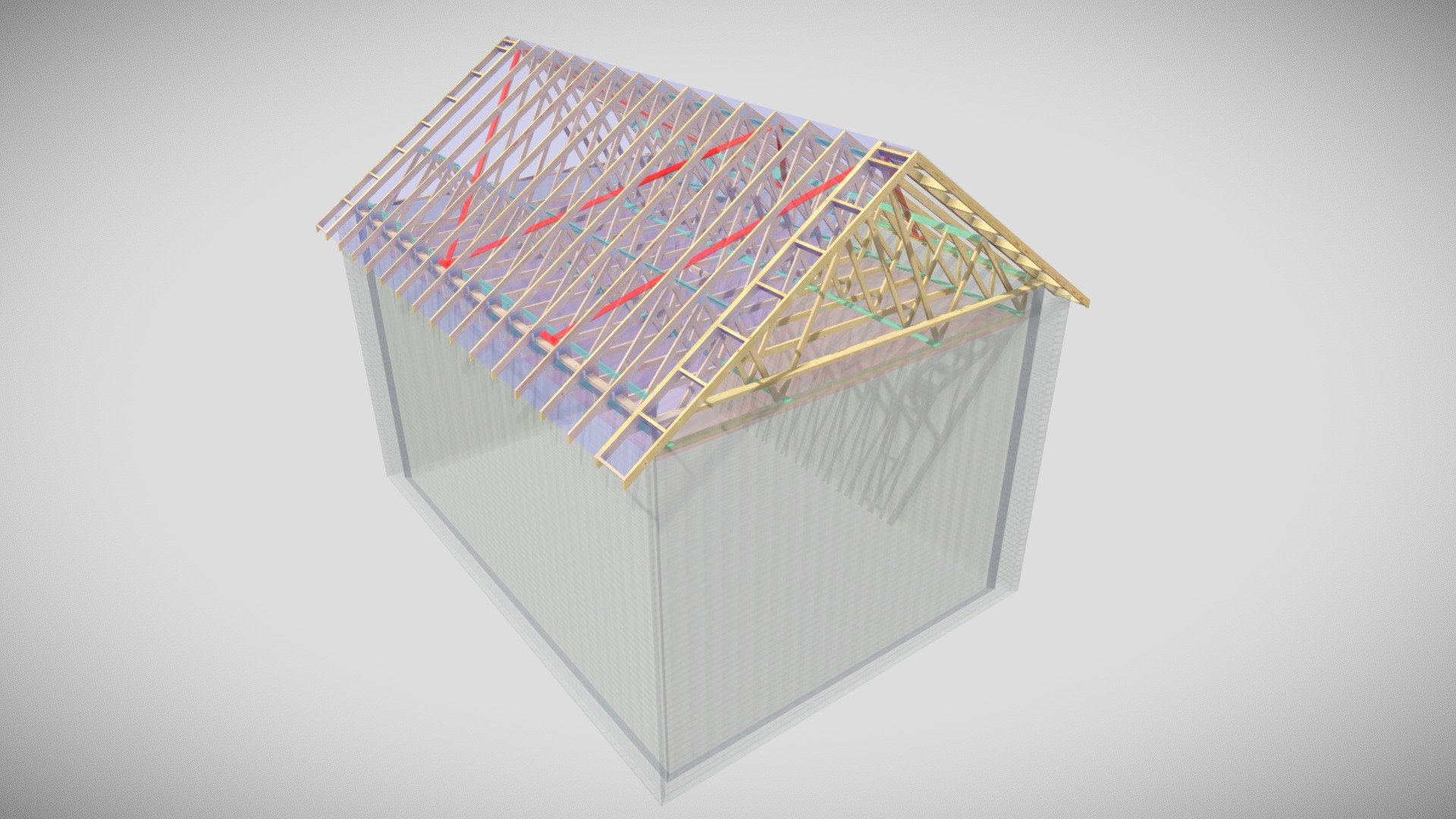 Railton 6A3 - Plot 44 Trusses - Morrish Homes - 3D model by robertbaxter96 [8d6f6cf] - Sketchfab