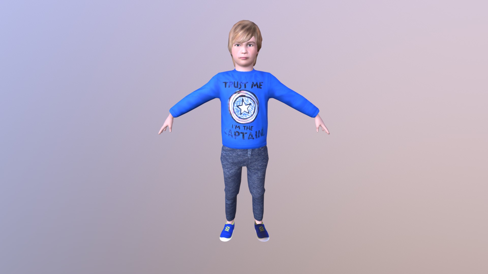 Boy - 3D model by olgaguida (@olgaguyda) [8d6f7d2] - Sketchfab