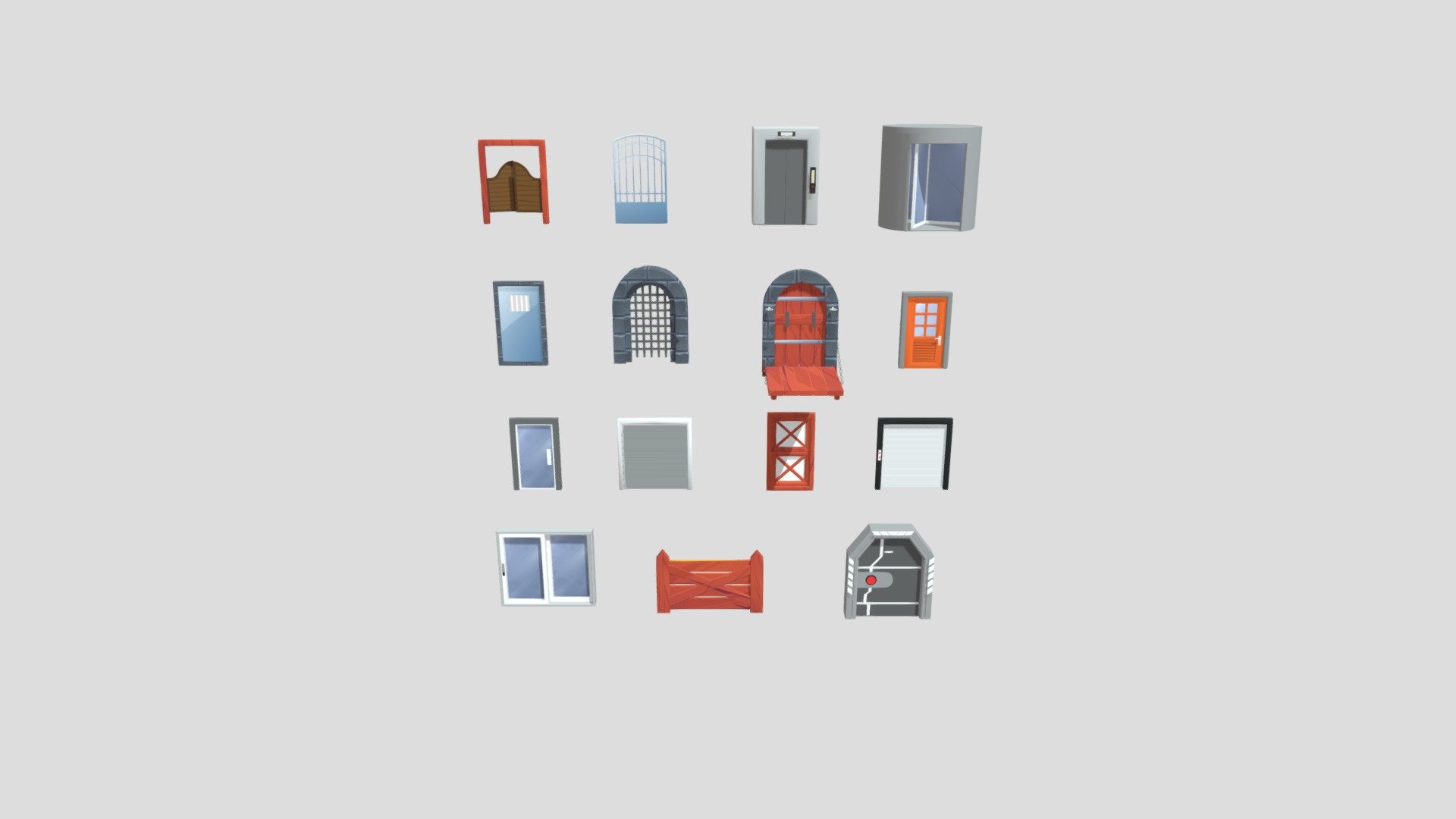 doors - 3D model by widdouch3 [8d700f9] - Sketchfab