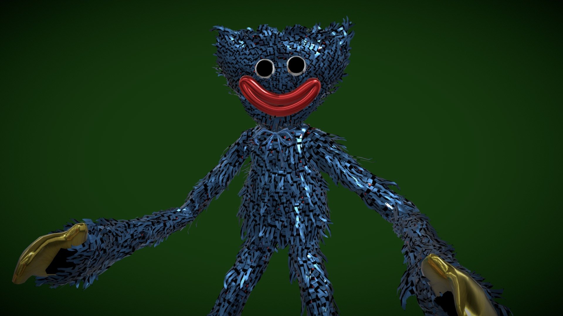 Huggy Wuggy New Pose - 3D model by Poopo192 🎃👻 (@Edward_Johnson_3) [8d71047] - Sketchfab