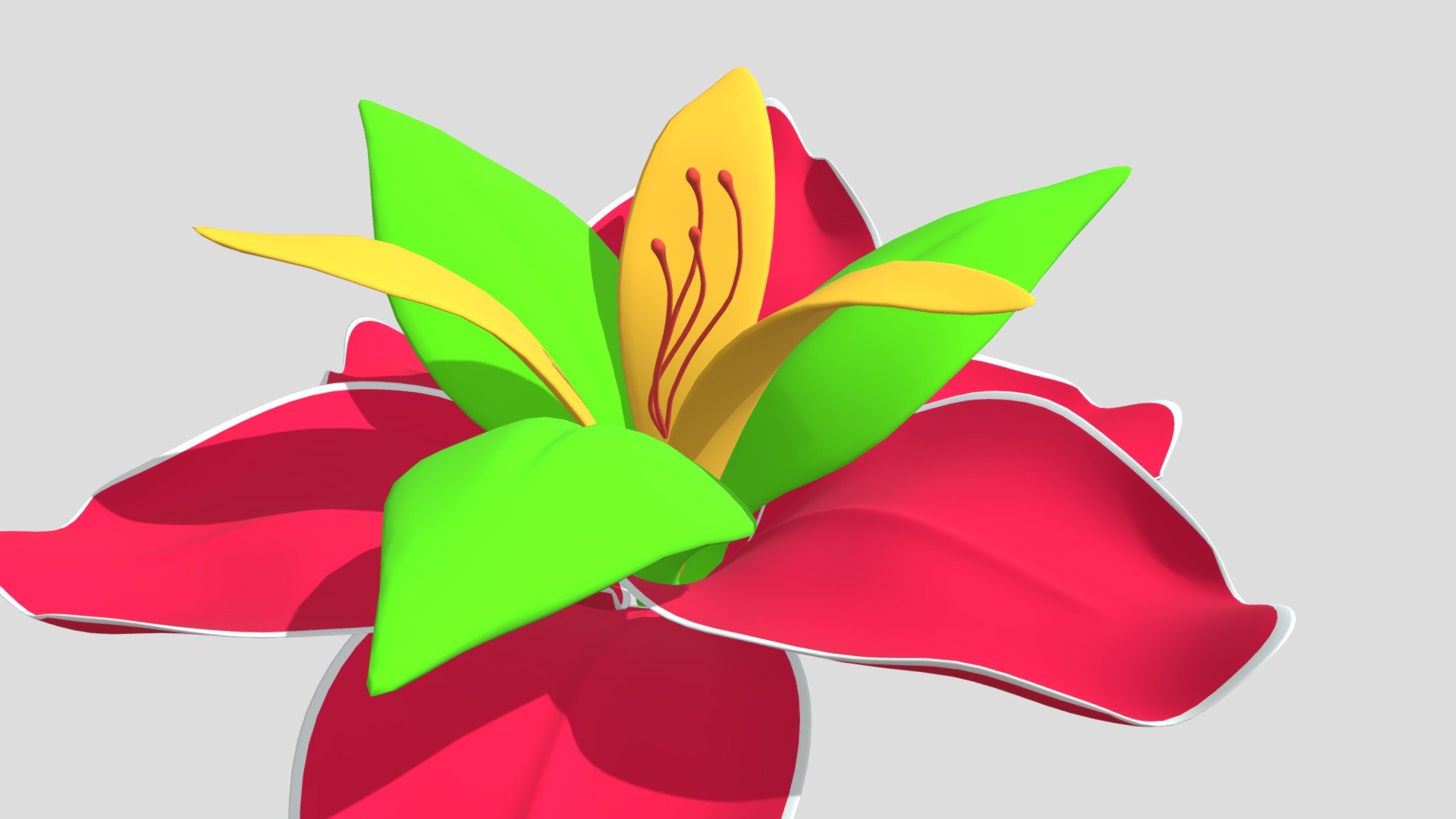 Digital Flower Model: Lifelike 3D Detail - 3D model by sunrise77hd ...