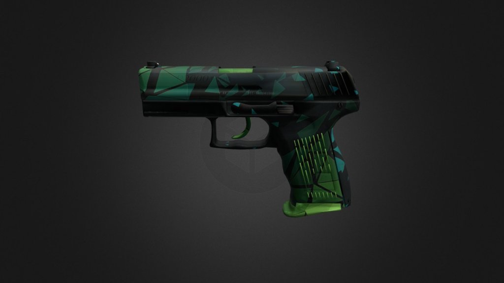 P2000 | Pulse - 3D model by krakencommunity [8d73079] - Sketchfab