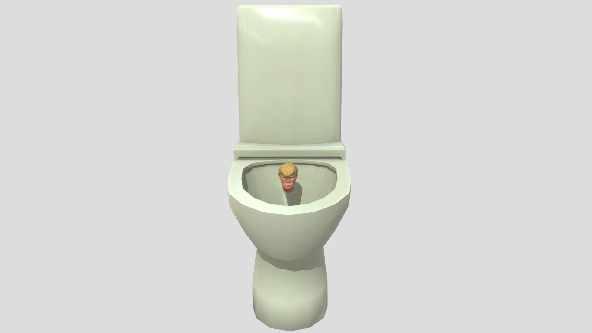 Bug Trump Skibidi Toilet - 3D model by What the heck!? Boom ...