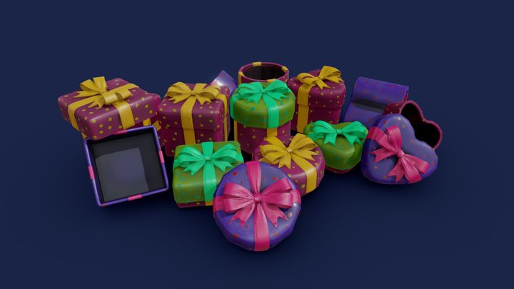Confetti 3D models - Sketchfab