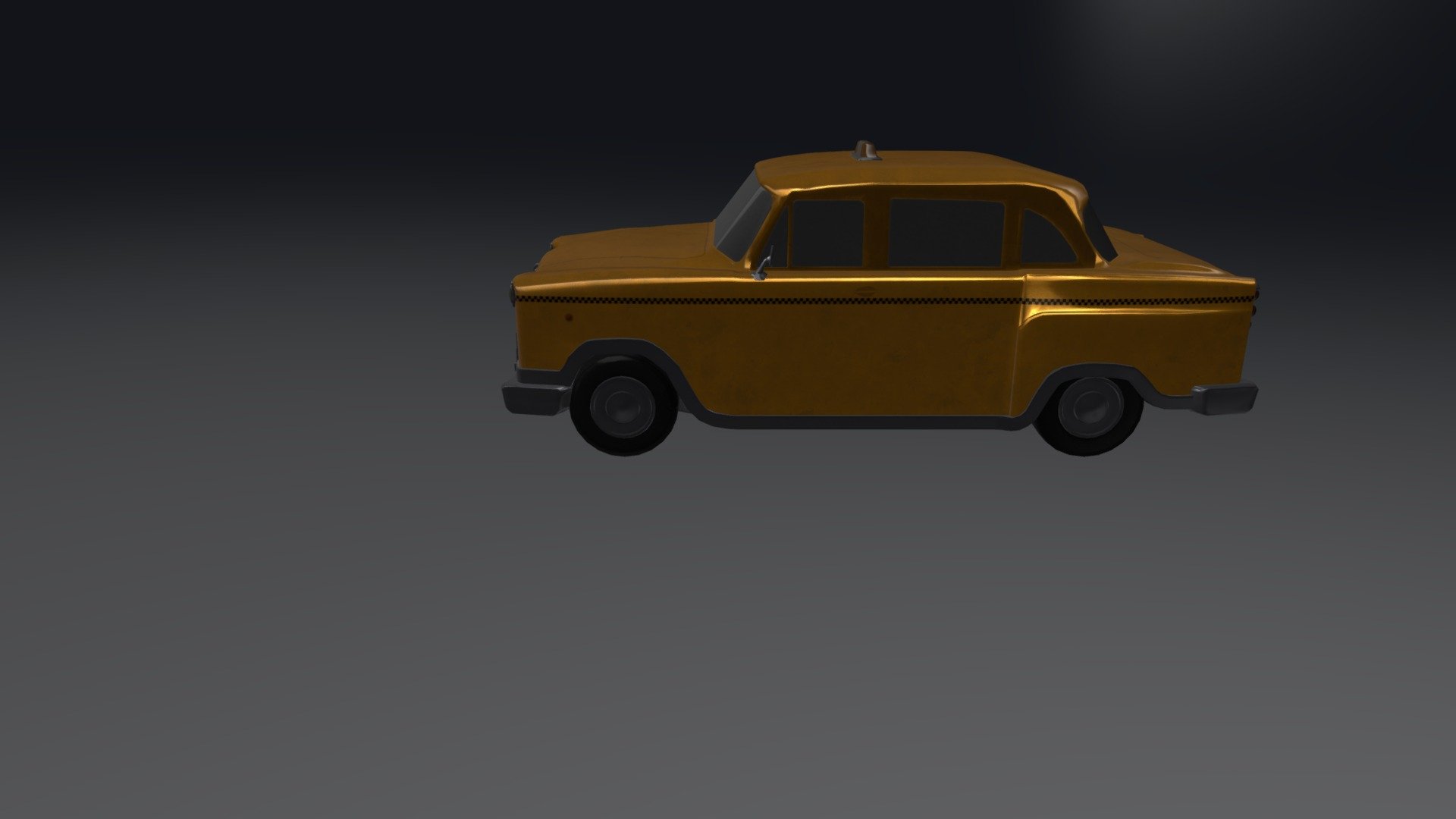 Checker Taxi Cab - 3D model by ChristopherPont [8d7471a] - Sketchfab