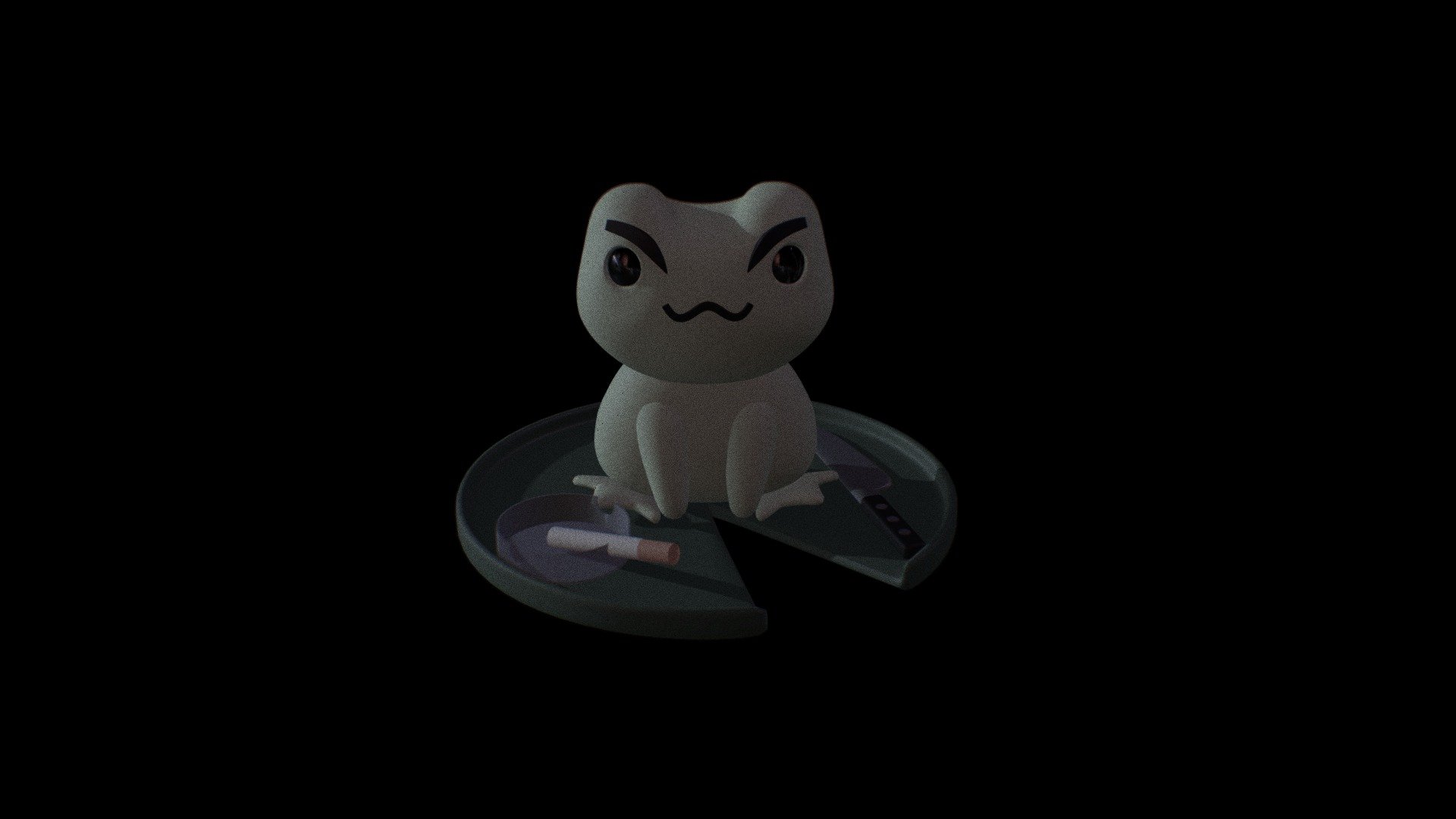 Frog Spy Diorama - 3D model by frejafredag [8d74cbc] - Sketchfab