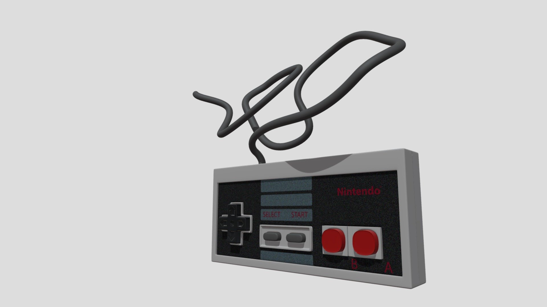 NES Controller - 3D model by rockettojetto [8d751c4] - Sketchfab