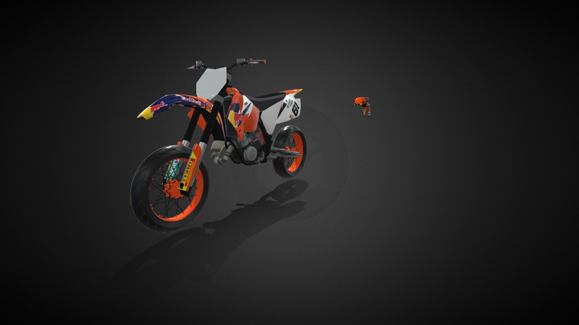 KTM REDBULL - Download Free 3D model by LEKSA (@LVDEV) [8d755ea ...