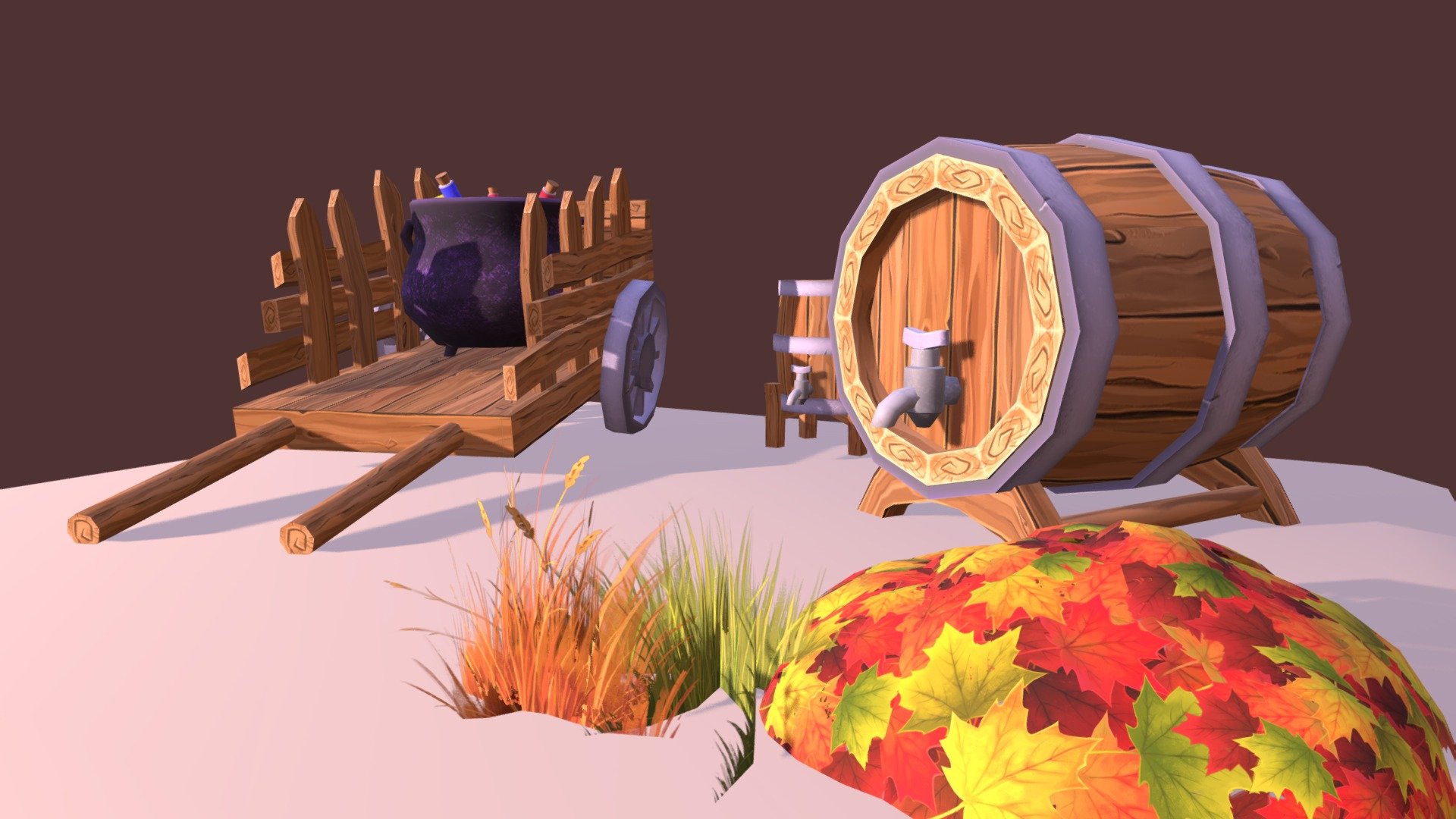 Village Props - 3D model by julessia [8d75f50] - Sketchfab