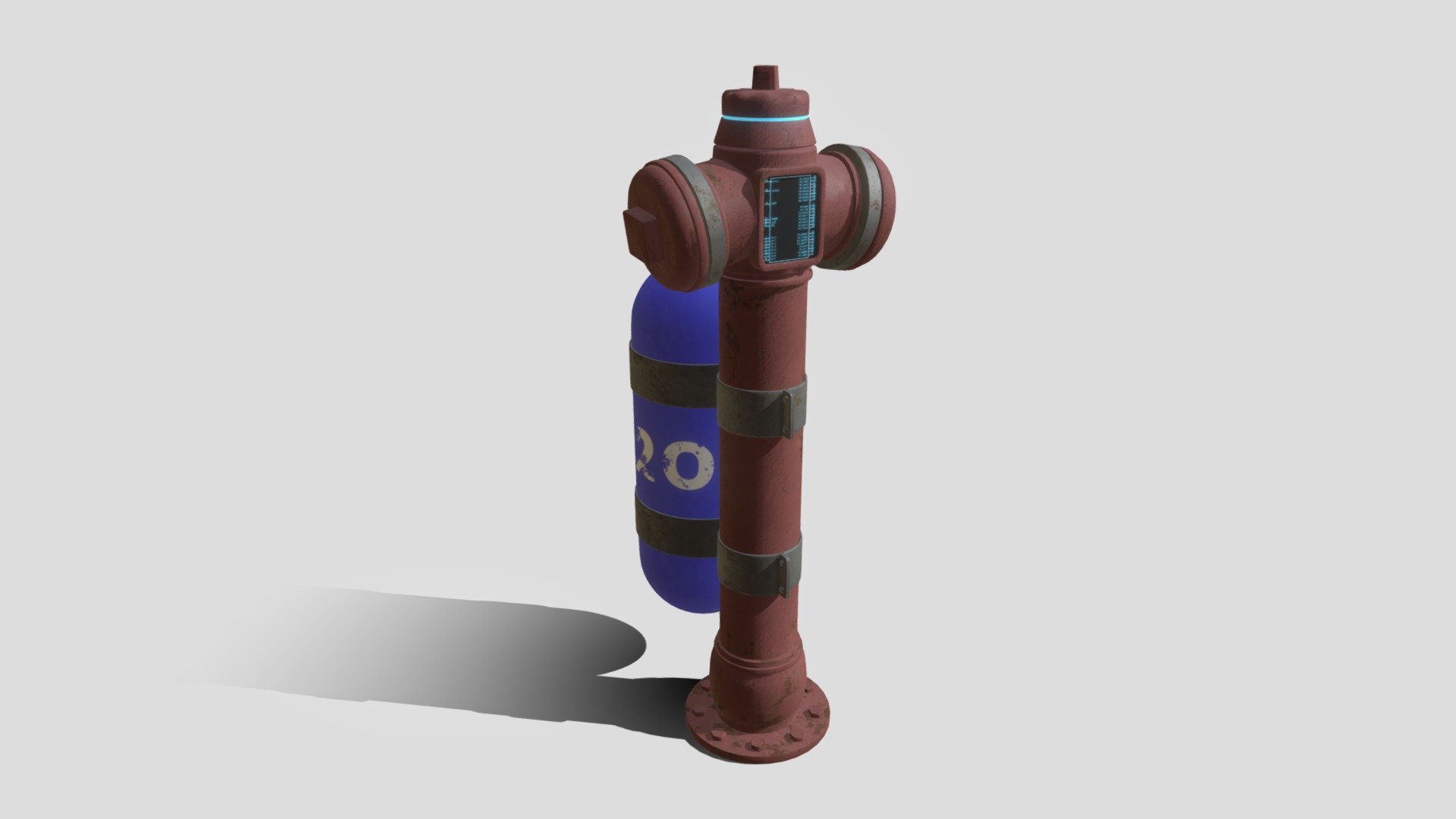 Cyberpunk Fire Hydrant - Buy Royalty Free 3D model by kambur [8d763cf ...