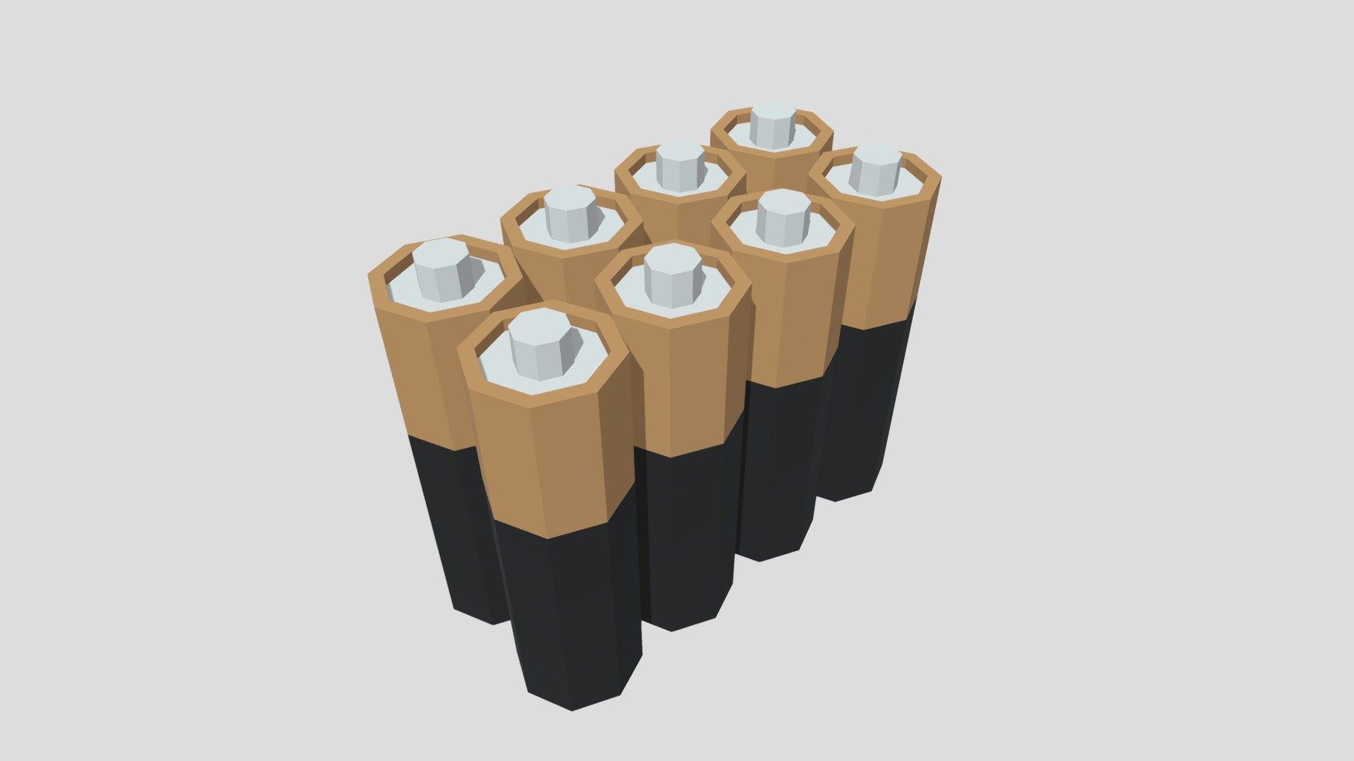 Low Poly Batteries - Download Free 3D model by Hallu565 (@Hallu565 ...