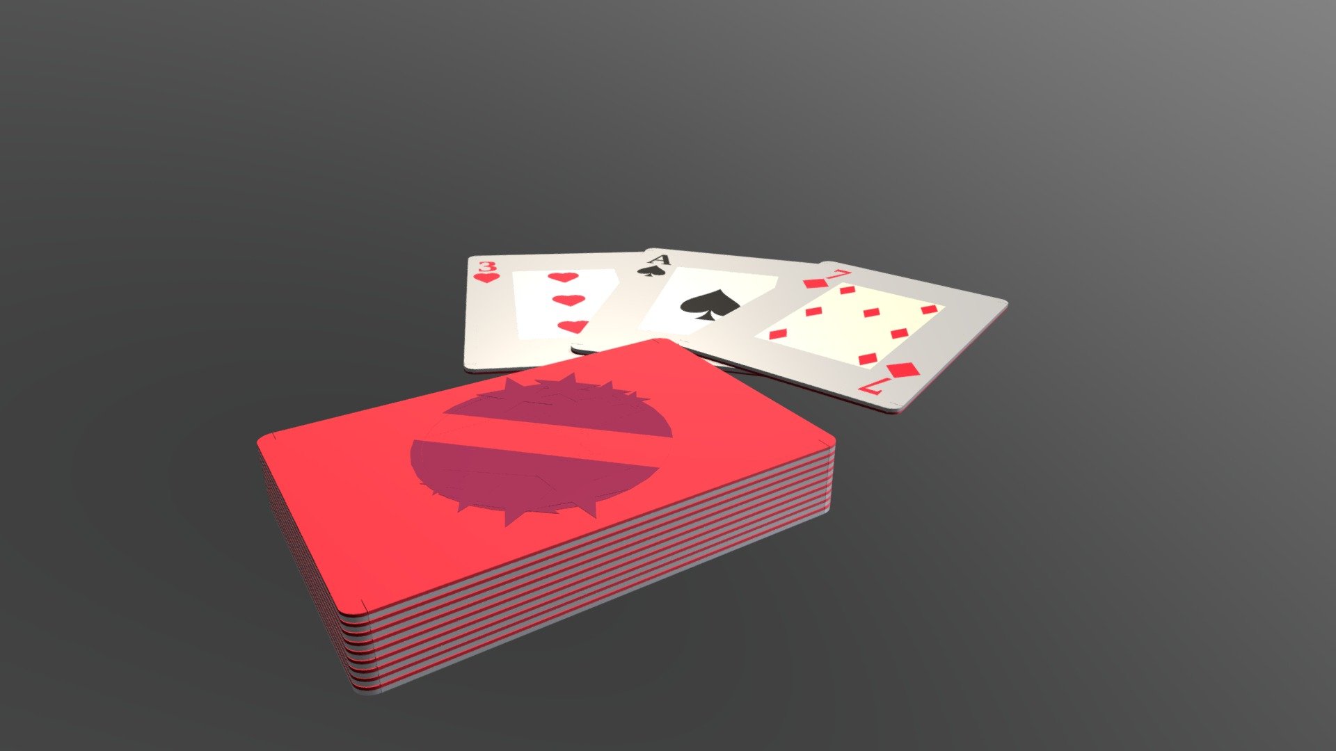 Deck Of Cards - 3D model by mega1912 [8d771ab] - Sketchfab