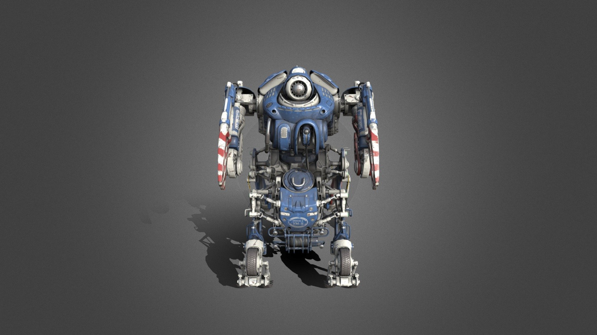 Robot Concept - 3D model by Vladimir (@Runiit) [8d799b9] - Sketchfab
