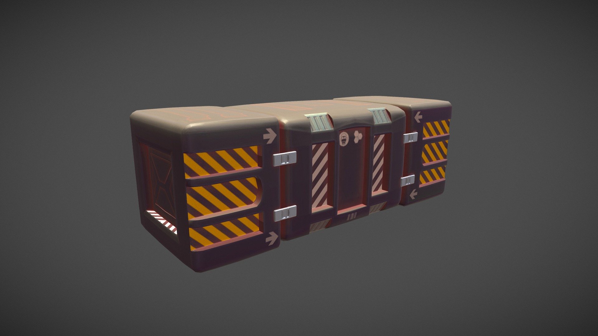 Stylized Sci-Fi Crate - 3D model by Caco Calle (@caco_calle) [8d7a7c8 ...