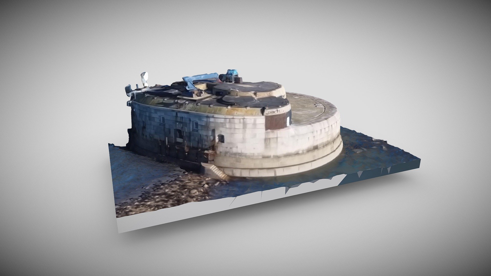 St Helens Fort, Isle of Wight - 3D model by GeoLan 3D (@GeoLan3D ...