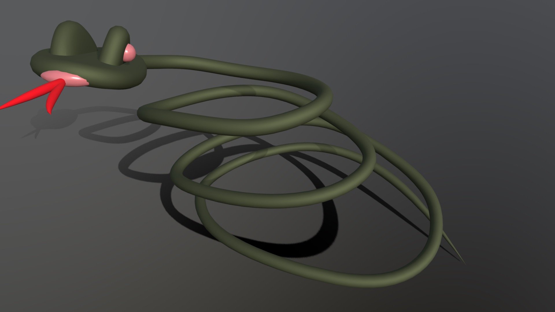 Cartoon Snake - Download Free 3D model by AVZ (@micropalaeontology ...