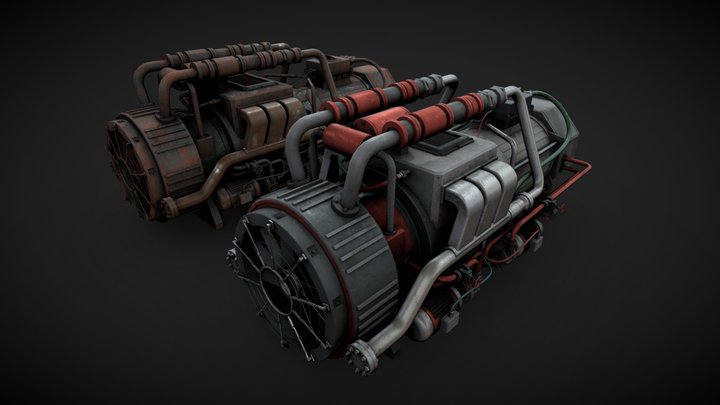 Generator 3D models - Sketchfab