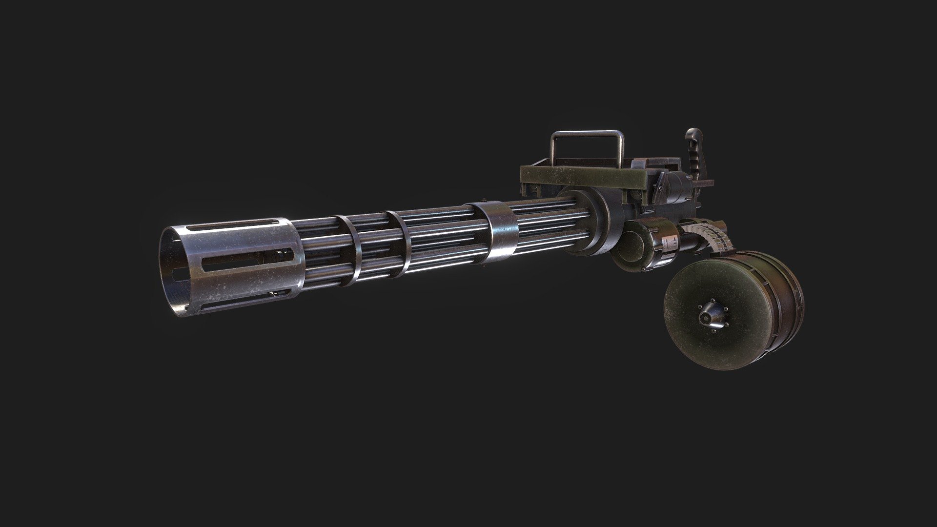 M134 Machine Gun - 3D model by himanshukainthola52 [8d7f021] - Sketchfab