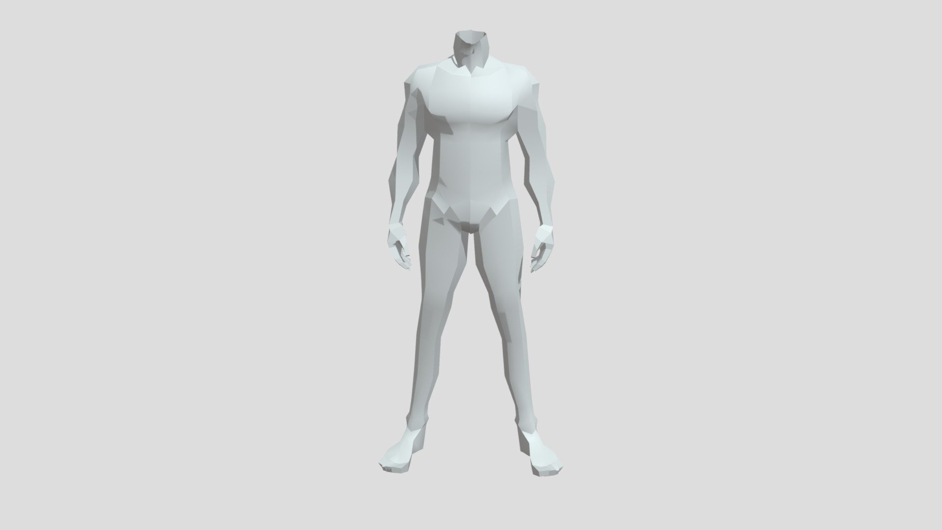 Human Body Base Mesh [WIP] - Download Free 3D model by laradoggett ...