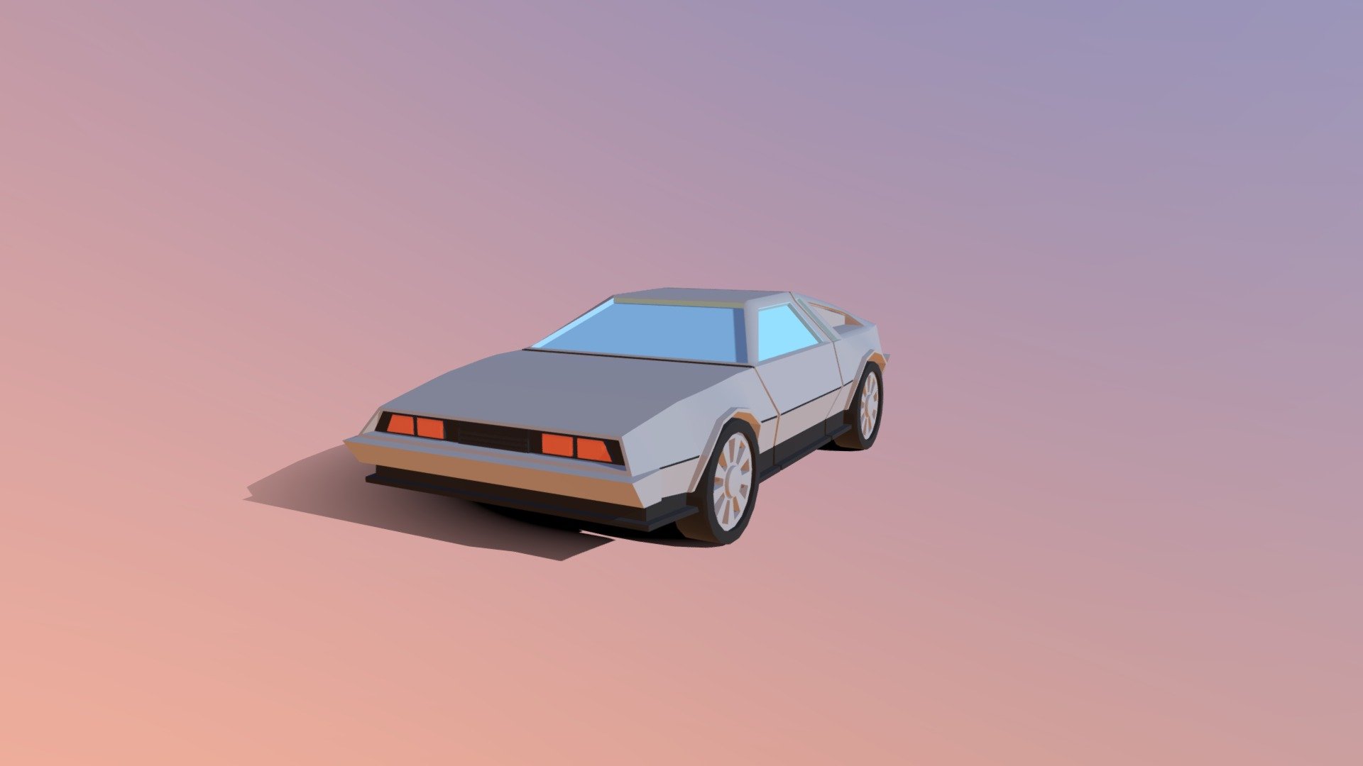 DeLorean - 3D model by daco2200 [8d822d0] - Sketchfab